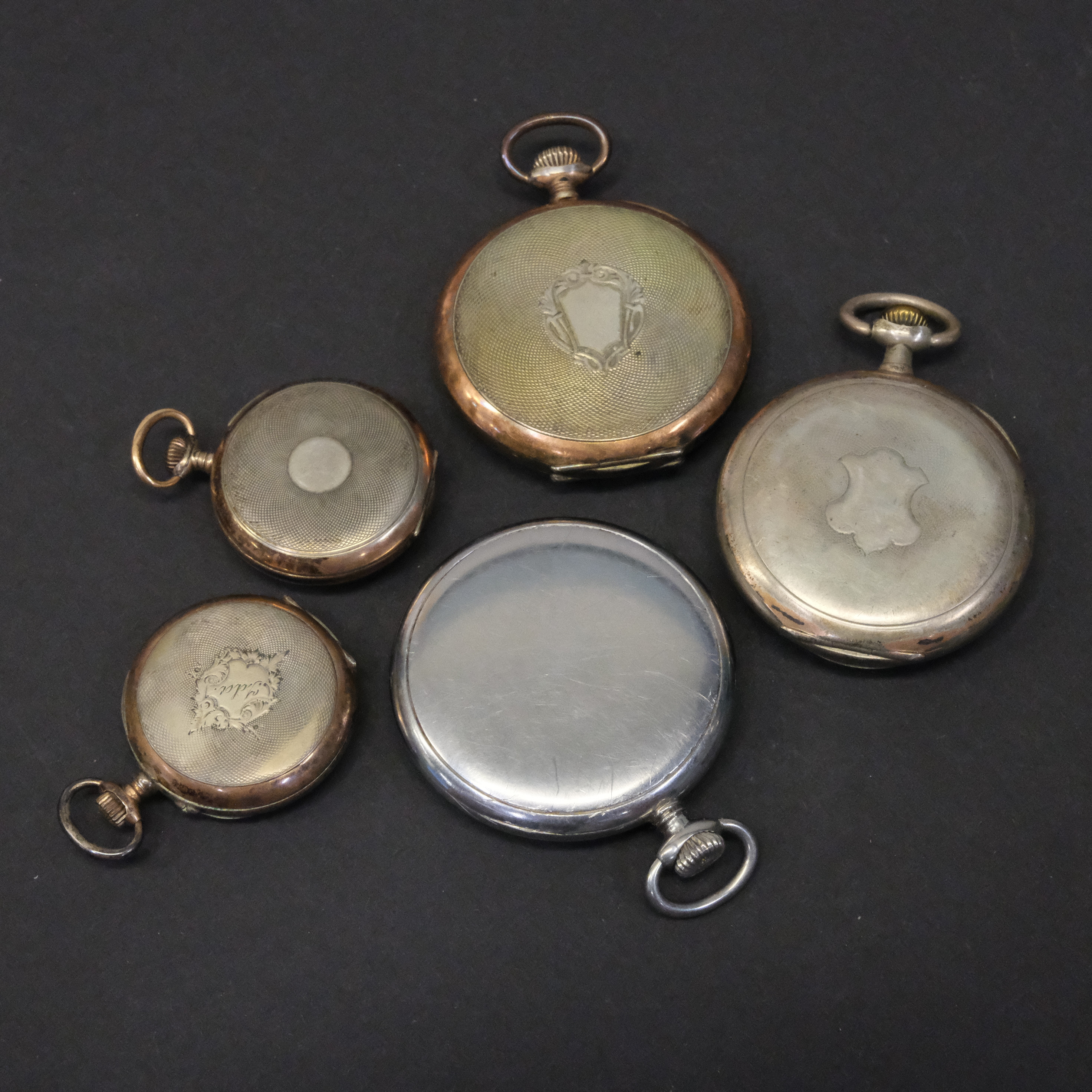 Images for 2692682. FOUR POCKET WATCHES WITH SILVER CASES INCL. OMEGA ...