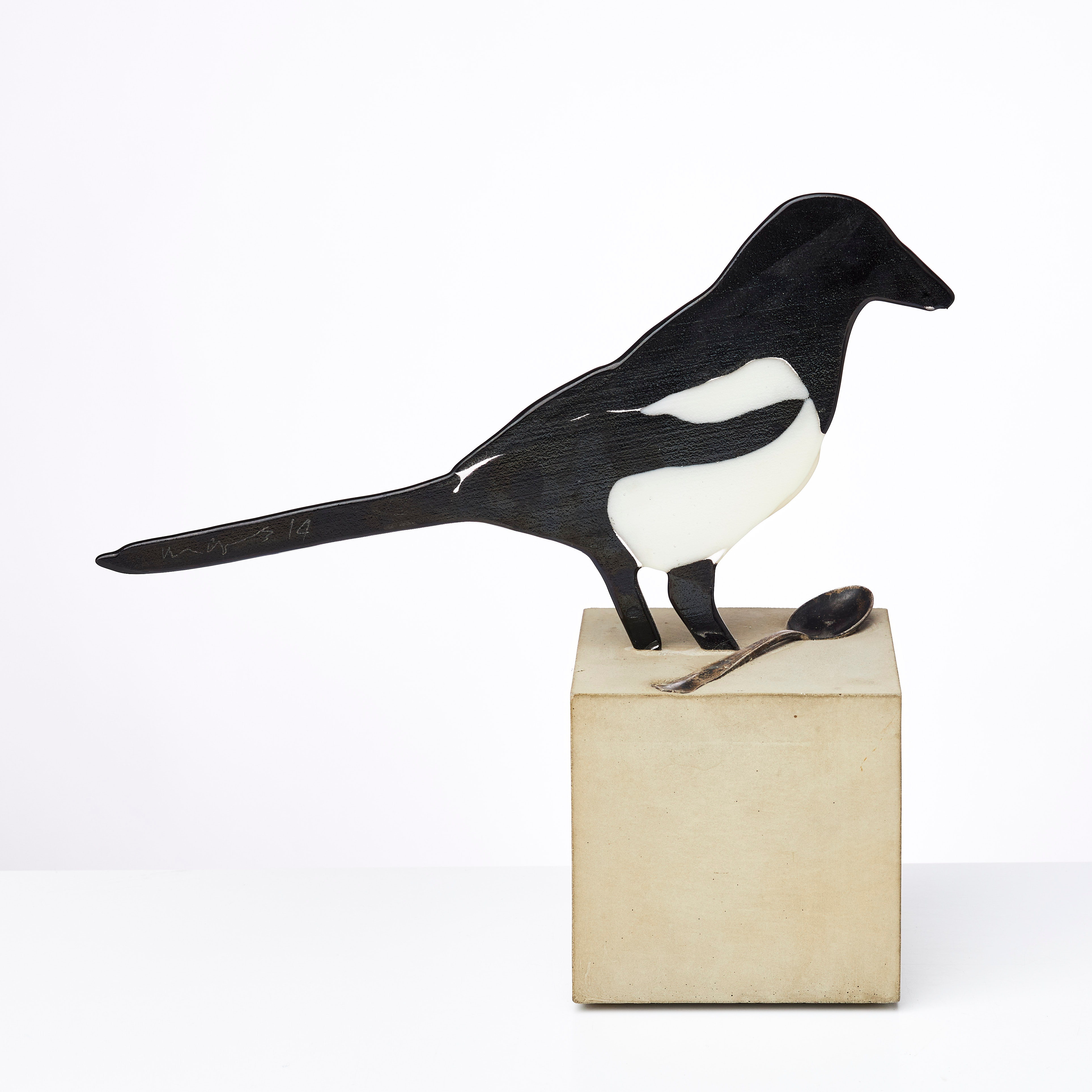 Bilder zu 2693885. KARIN ANDRÉ BAROWIAK, "Elster", Skulptur, Barowiak ...