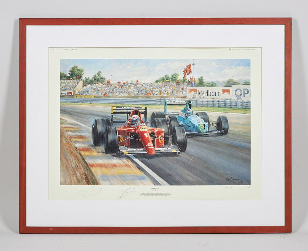 Images for 2694618. ALAN FEARNLEY. "Ferrari 100", signed, offset 690/ ...
