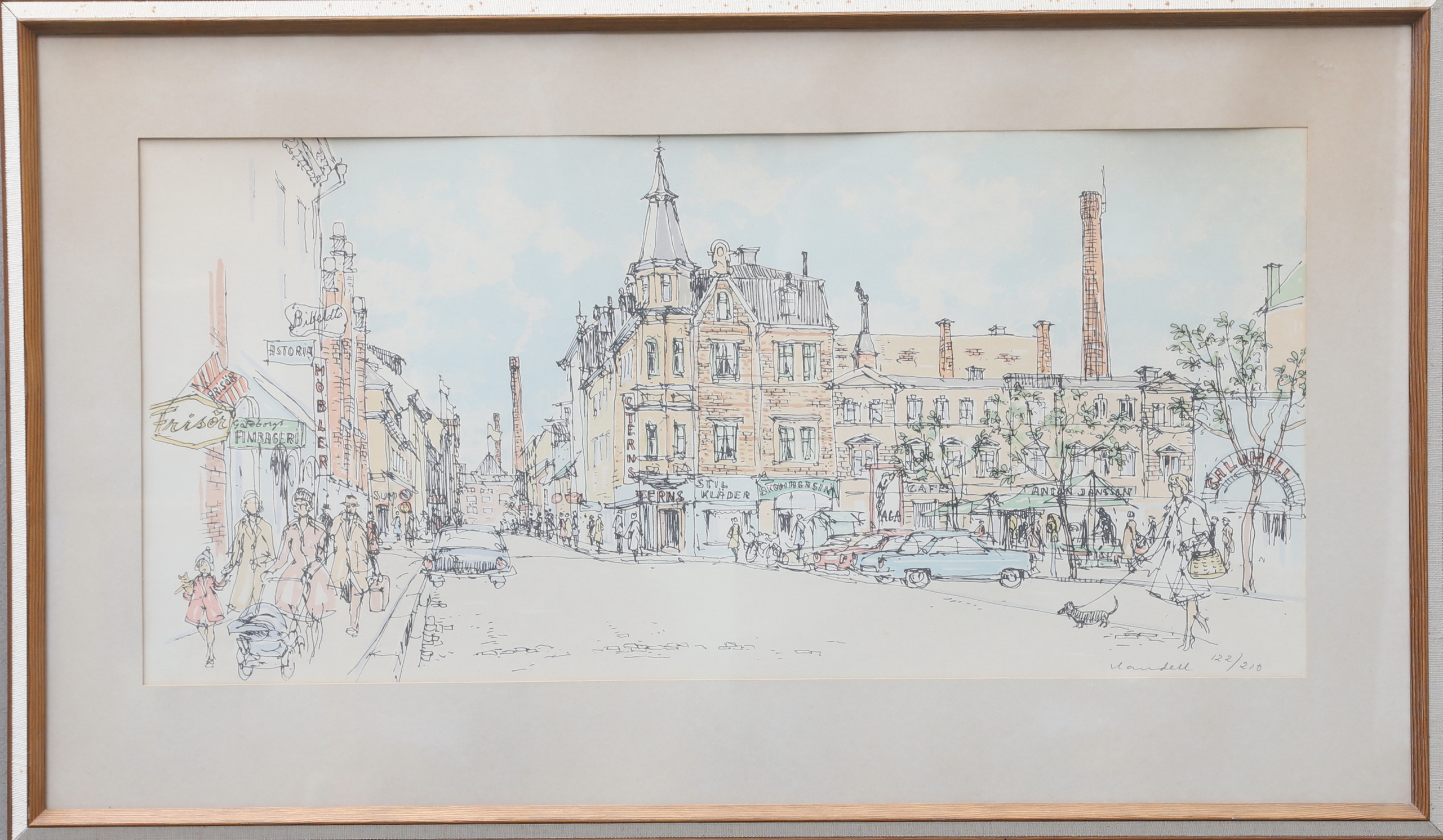 Images for 2694798. BERNHARD HANDELL. Color lithograph, signed and ...