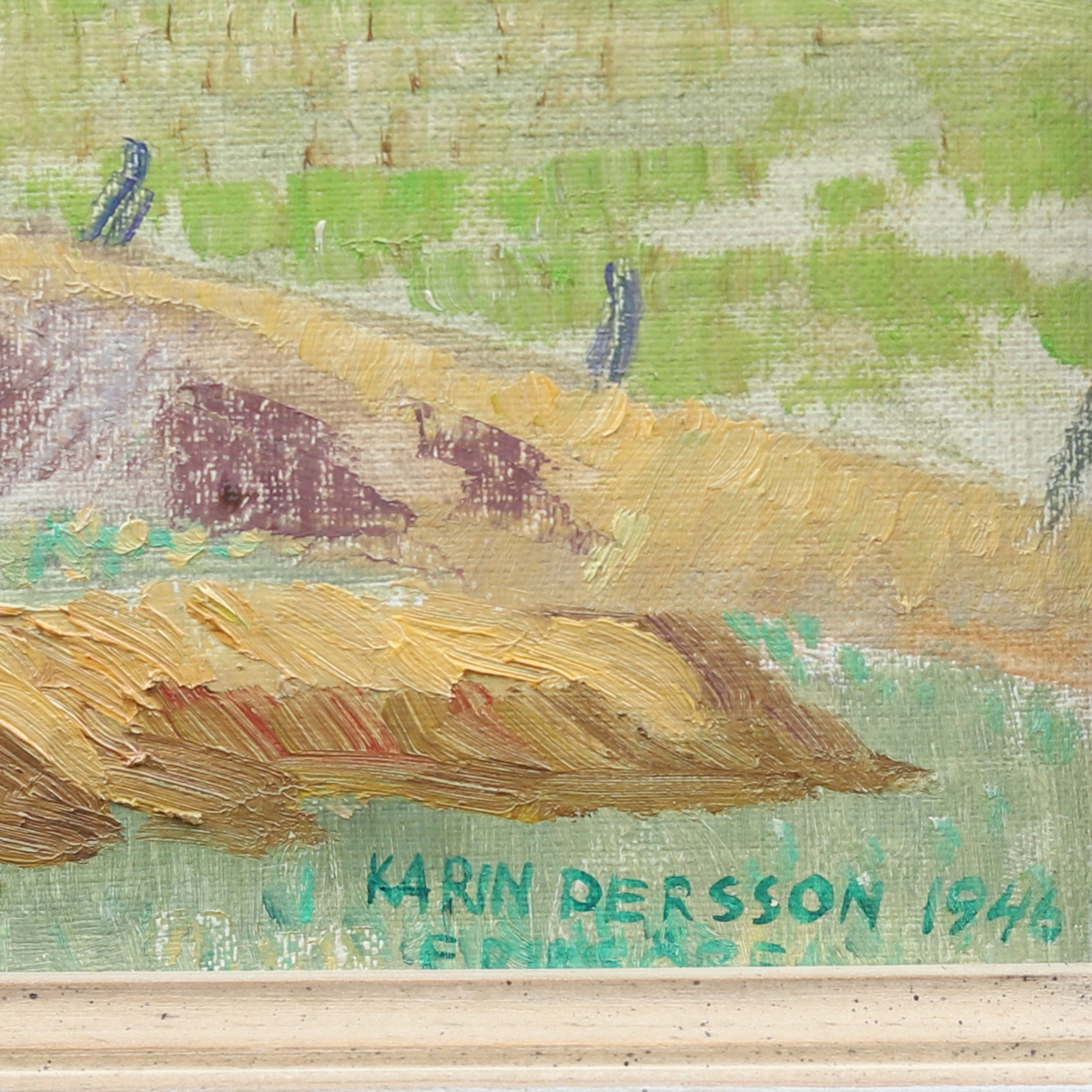 Images for 2694805. KARIN PERSSON (1891-1971). Summer landscape, oil on ...