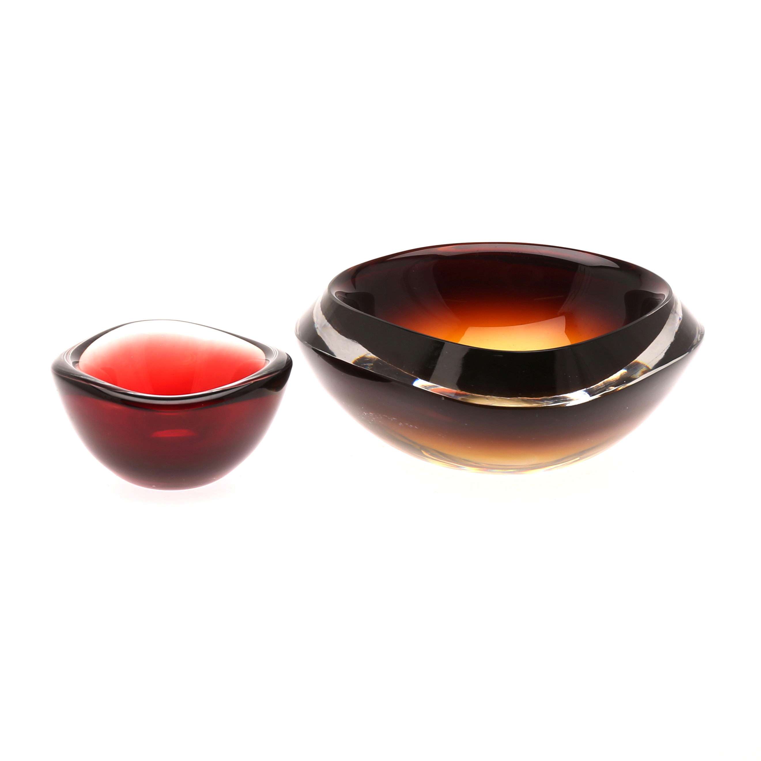 Images for 2695466. BOWL, 2 pcs, glass, Vicke Lindstrand and Sven ...