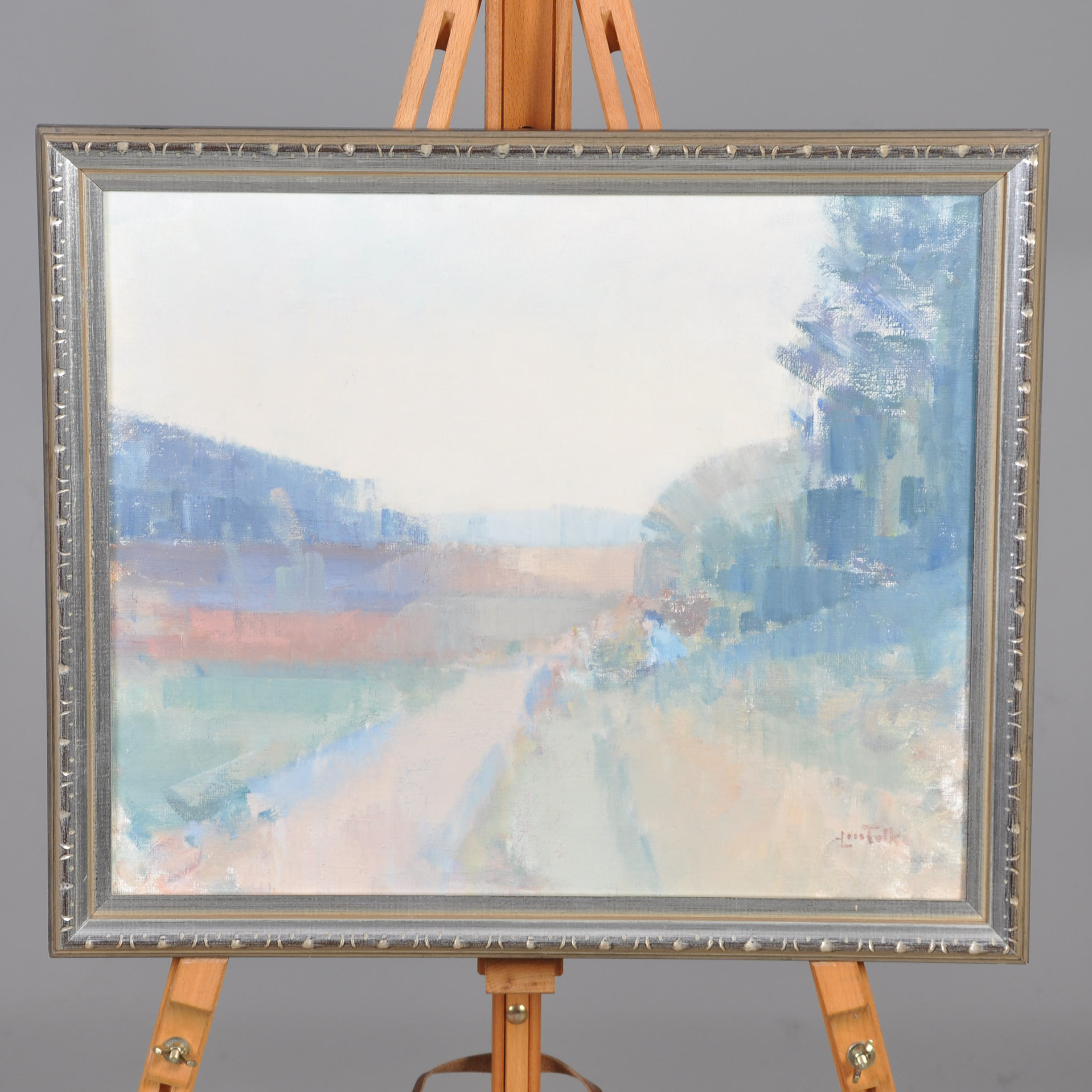 Images for 2697286. LARS FALK. "Landscape with seated figure in blue ...