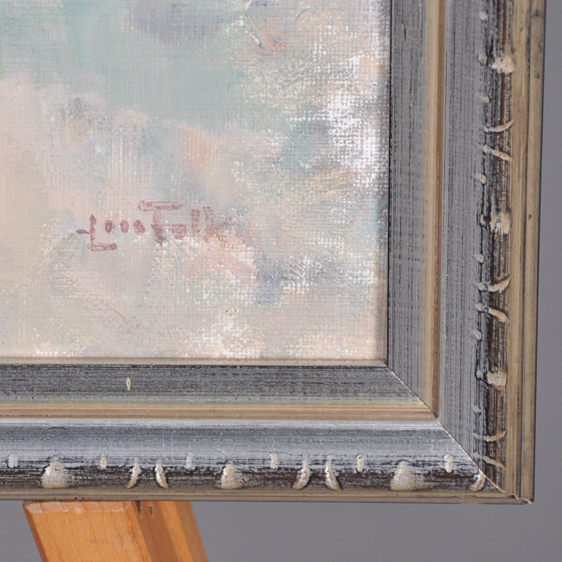 Images for 2697286. LARS FALK. "Landscape with seated figure in blue ...