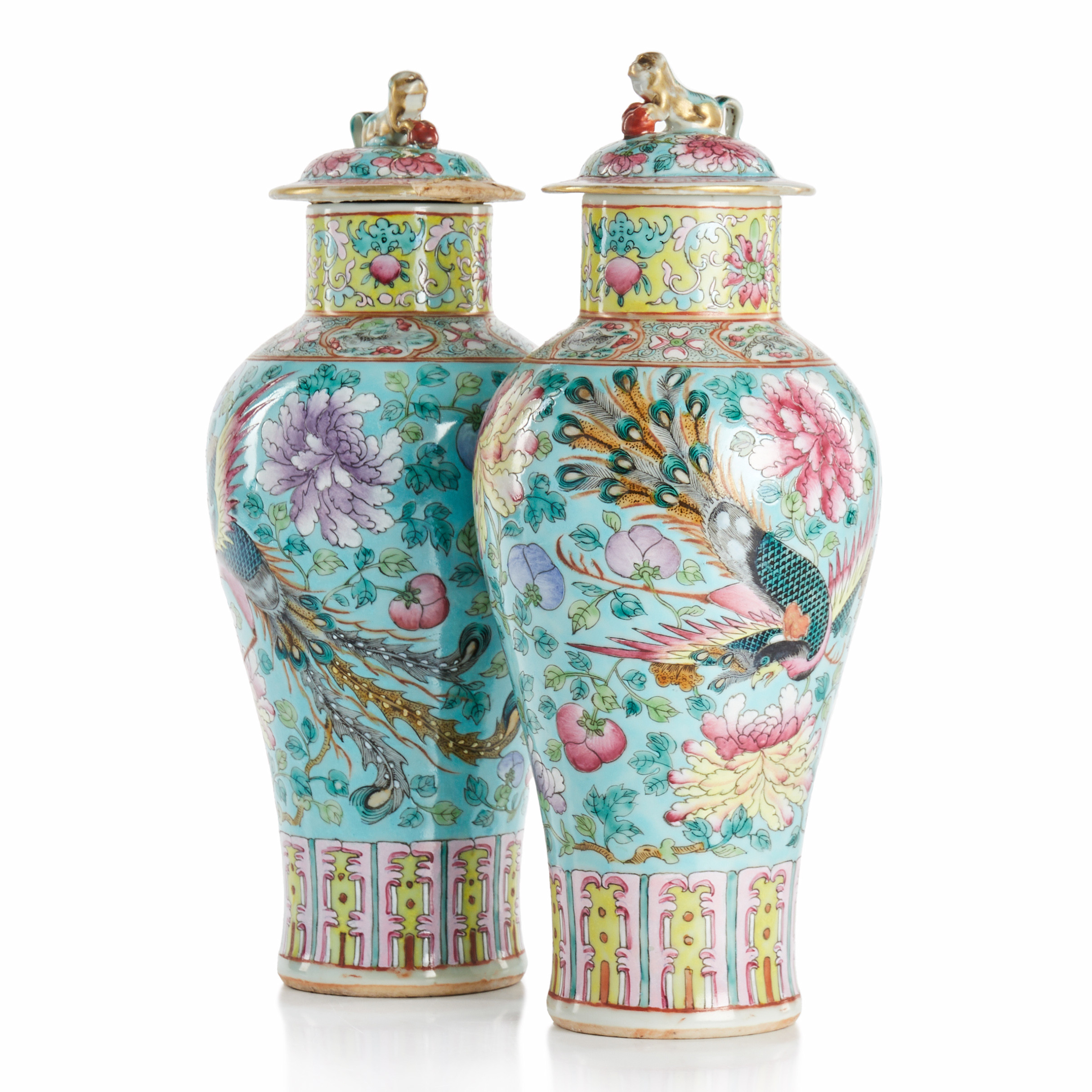 Images for 2698428. A PAIR OF CHINESE NYONYA STRAITS PERANAKAN FAMILLE ...