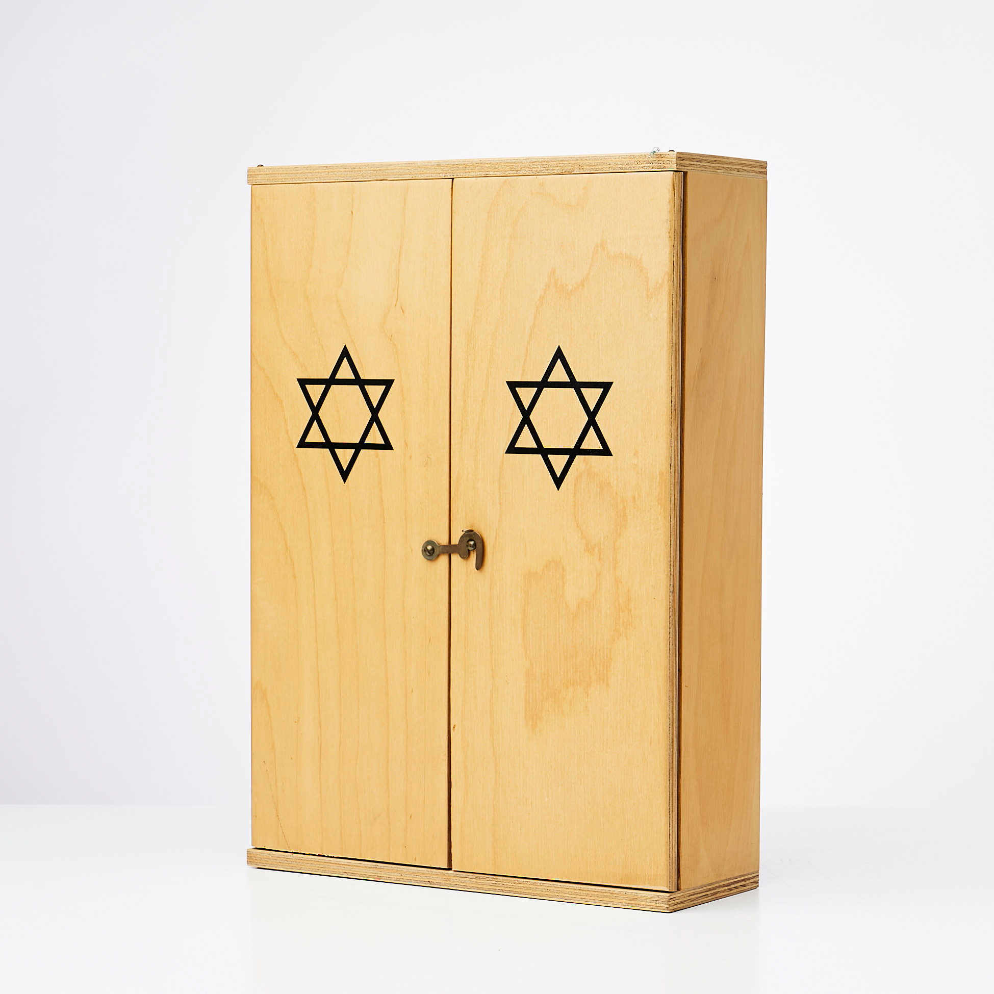Images for 2699685. WALL CABINET, interior with lithograph by Peter ...