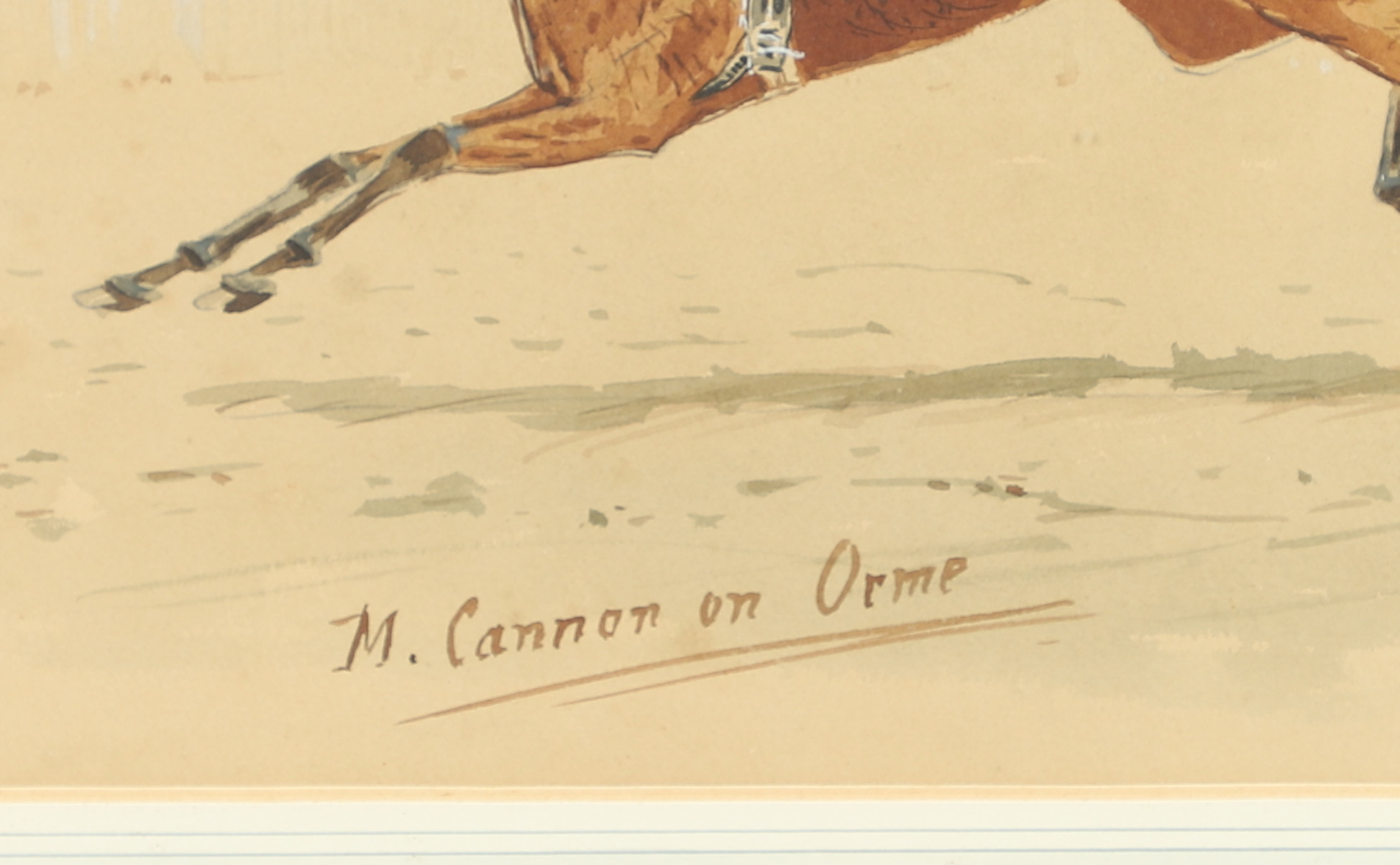 Bilder zu 2707612. WILLIAM VERNER LONGE (1857-1924). M. KANONE AUF ORME ...