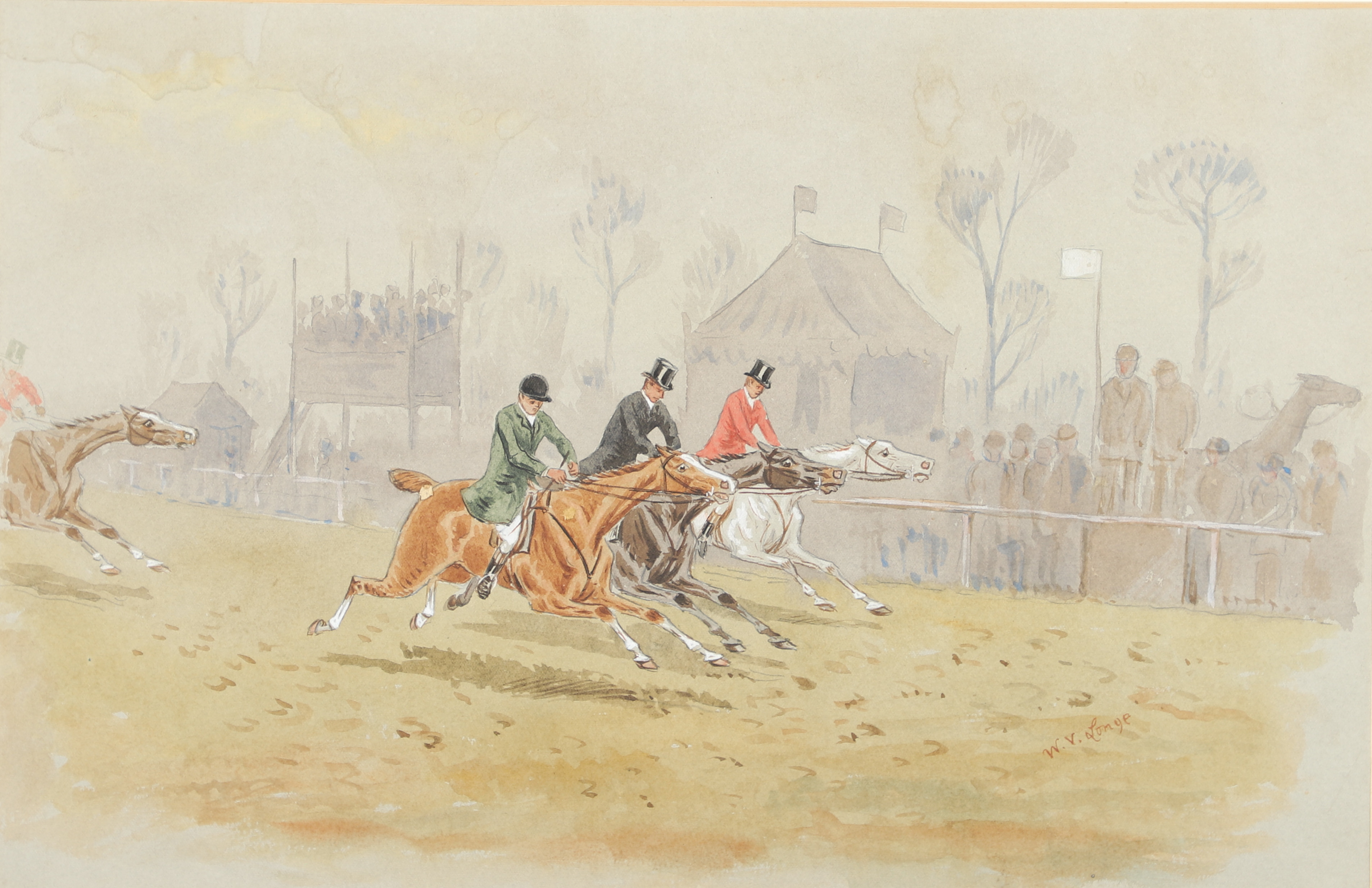 Bilder zu 2707612. WILLIAM VERNER LONGE (1857-1924). M. KANONE AUF ORME ...