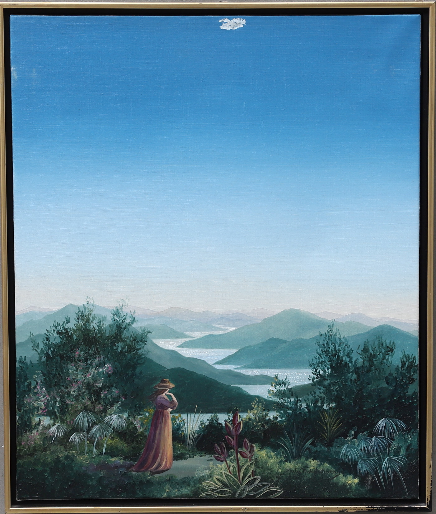 Images for 2707822. BRITA NORDENBERG. "Alice in Wonderland", Oil on ...