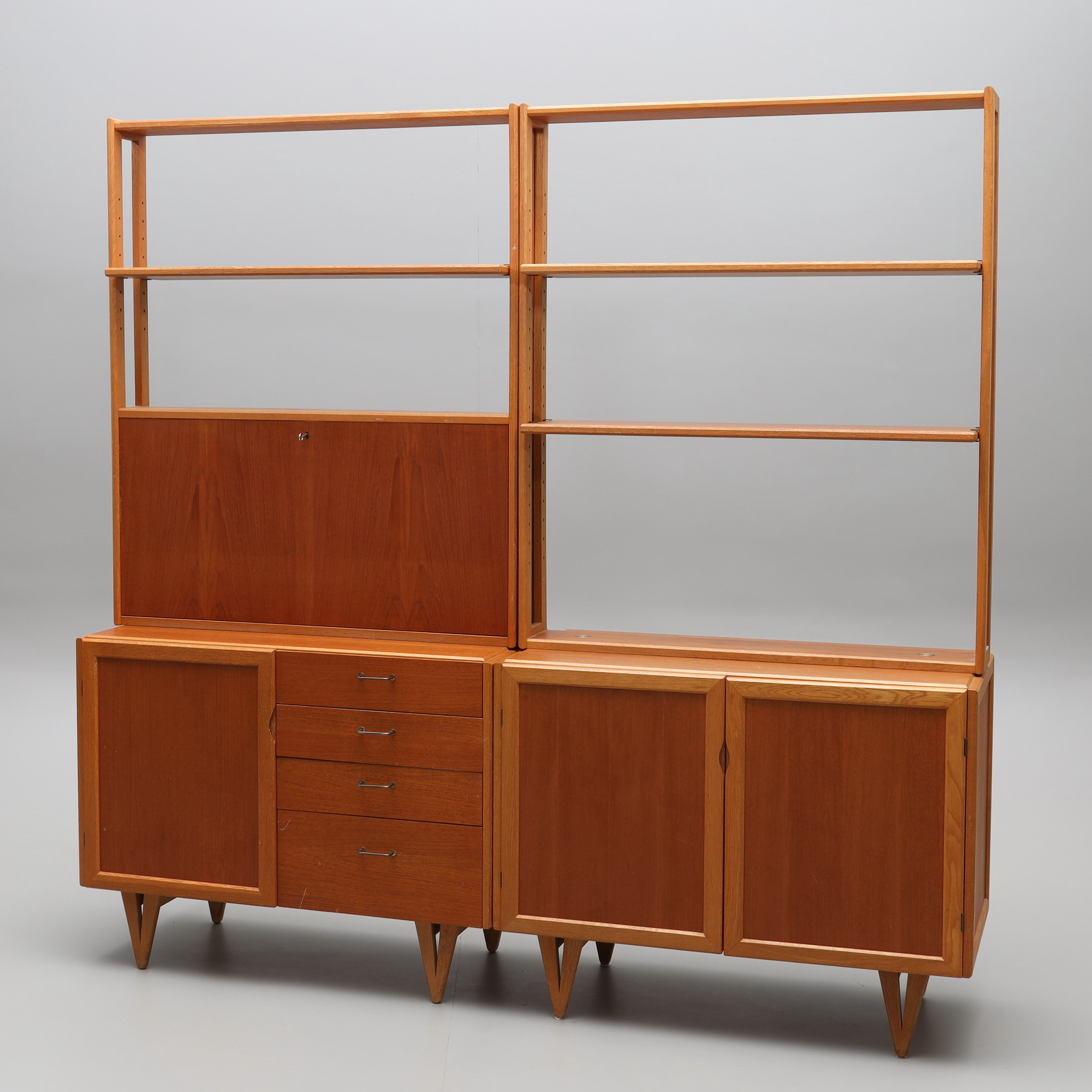 Images for 2708956. BENGT RUDA. Bookshelf, teak and beech, with cabinet ...