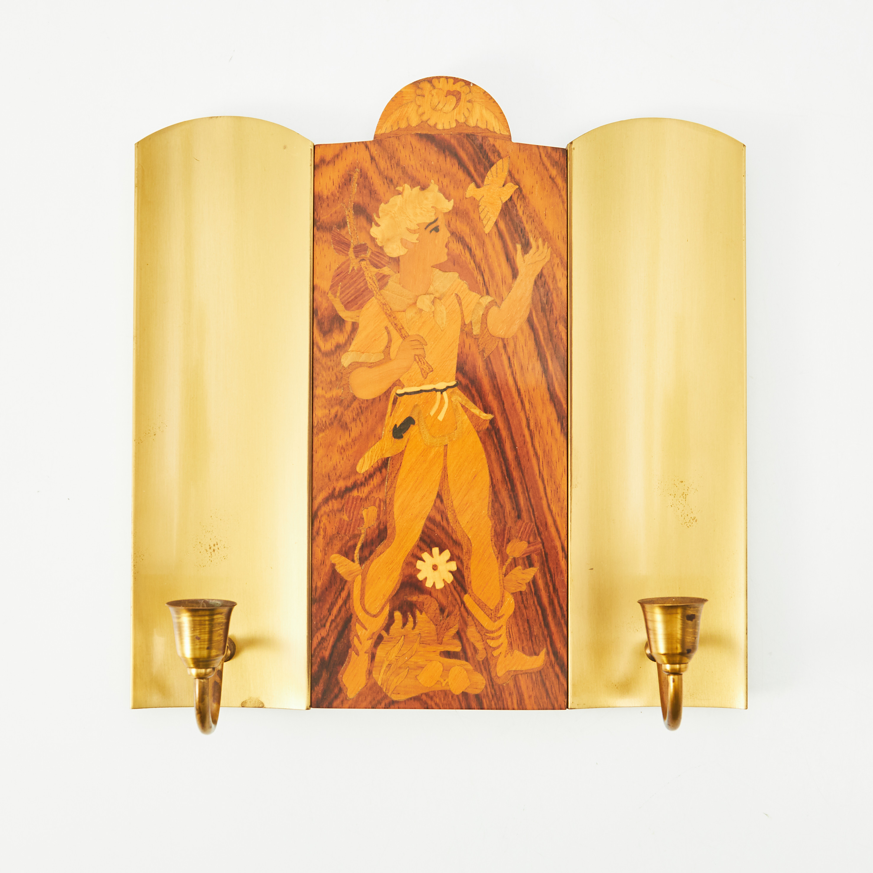 Images for 2711658. BIRGER EKMAN. WALL LAMPS, a pair, Mjölby Intarsia ...