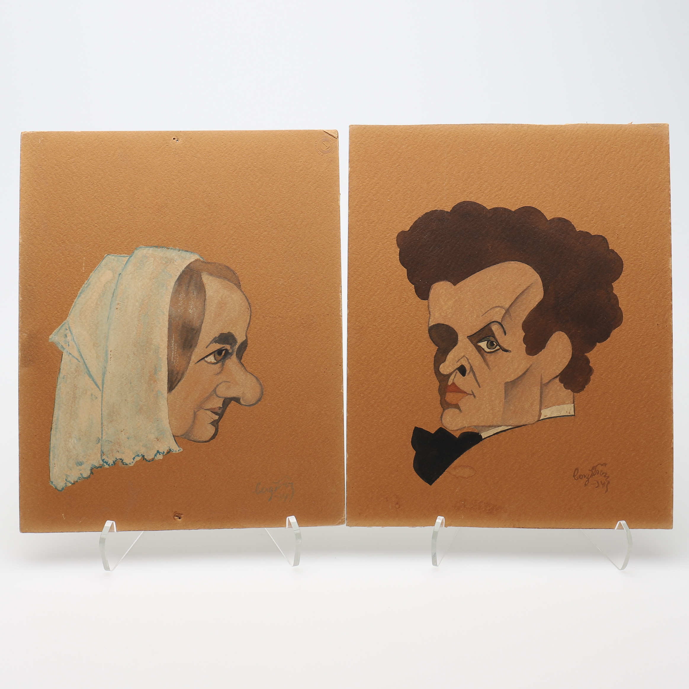 Images for 2712488. 21 PICTURES OF A CARICATURIST WITH THE SIGNATURE ...