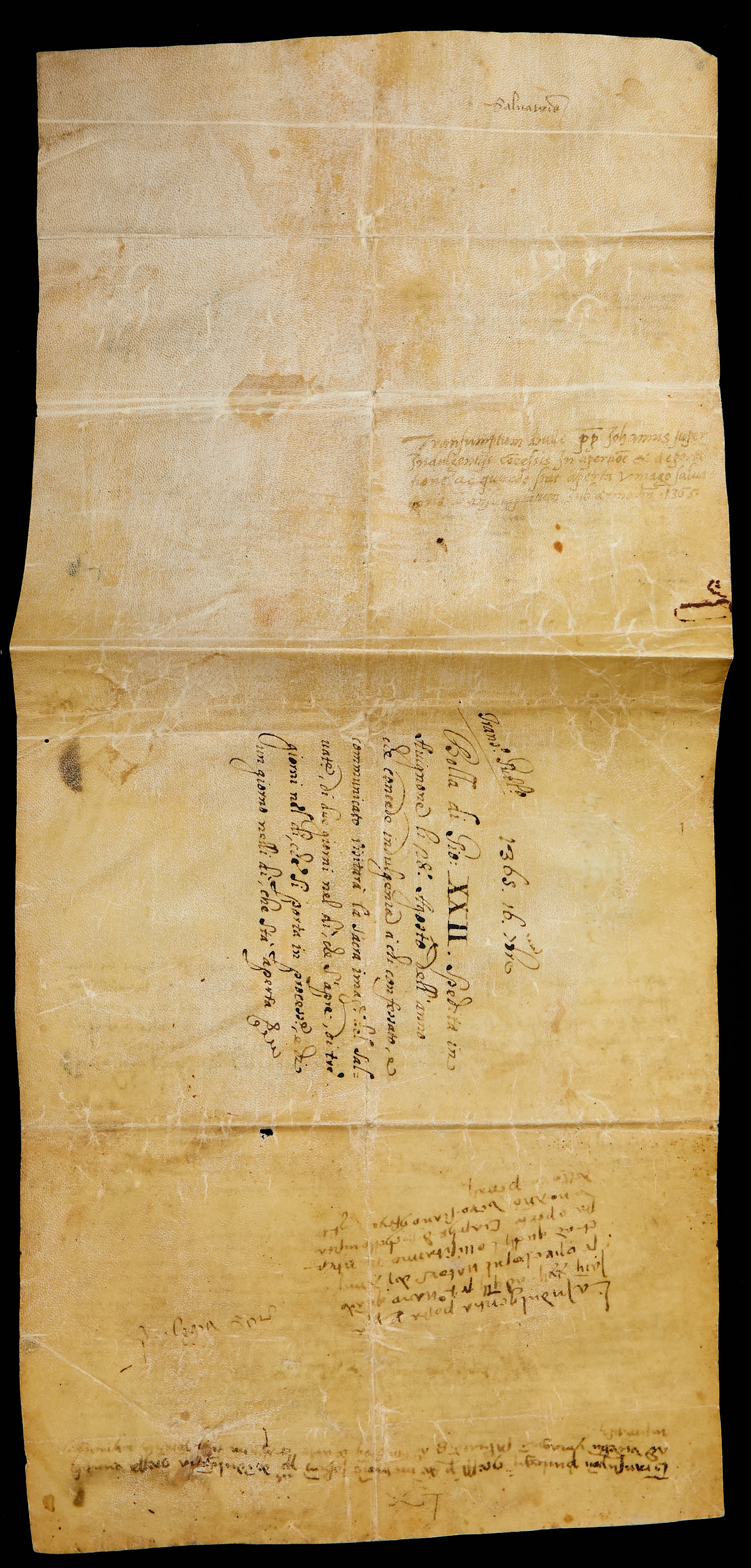 Images for 2714737. PAPAL BULLA, dated 1365, from Pope Urban V in ...