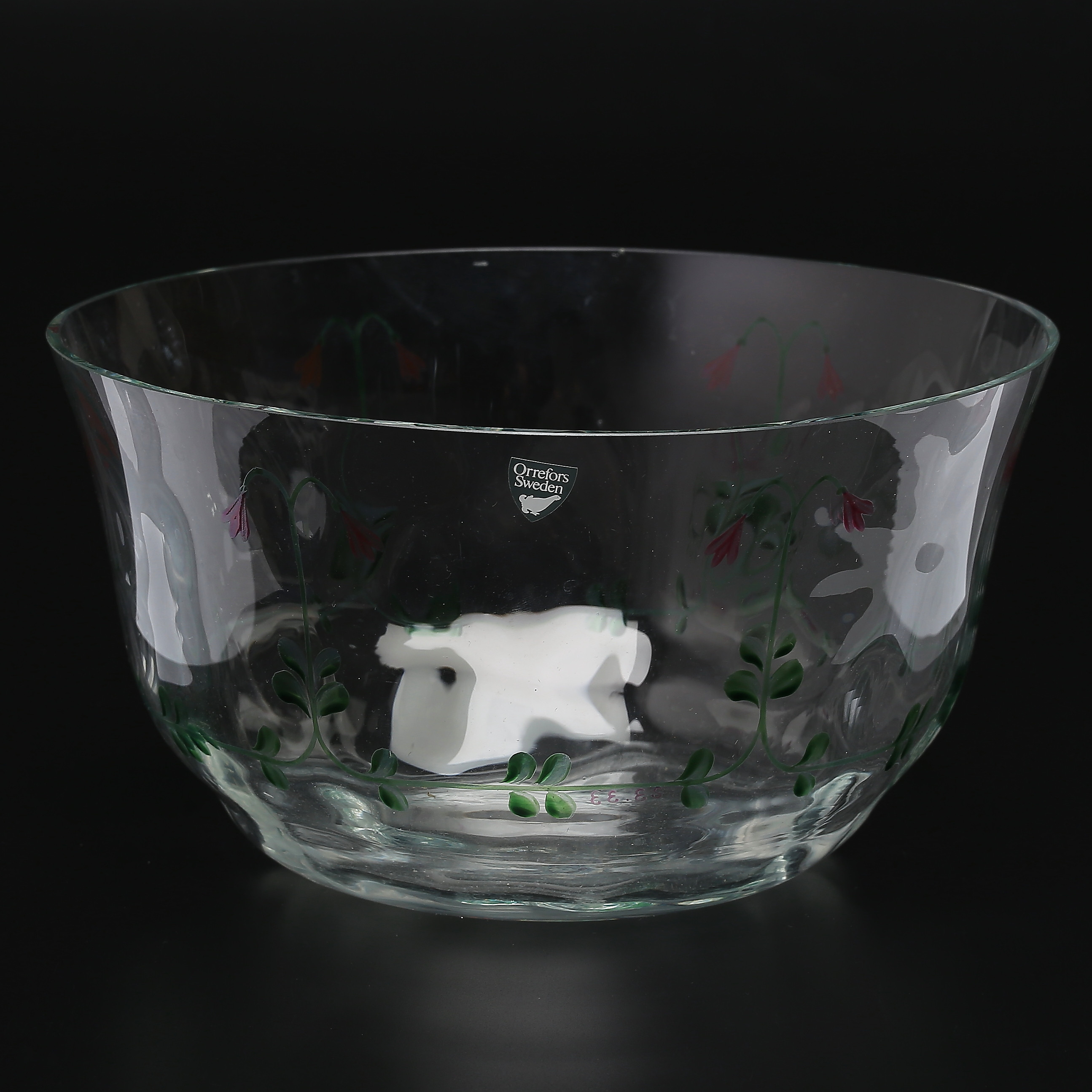 Images for 2714898. EVA ENGLUND. bowl, "Linnea", glass, painted ...