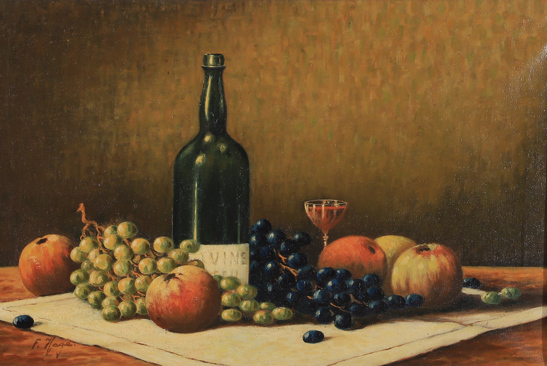 Bilder för 2717980. OIDENTIFIERAD KONSTNÄR. Stilleben, olja på duk ...