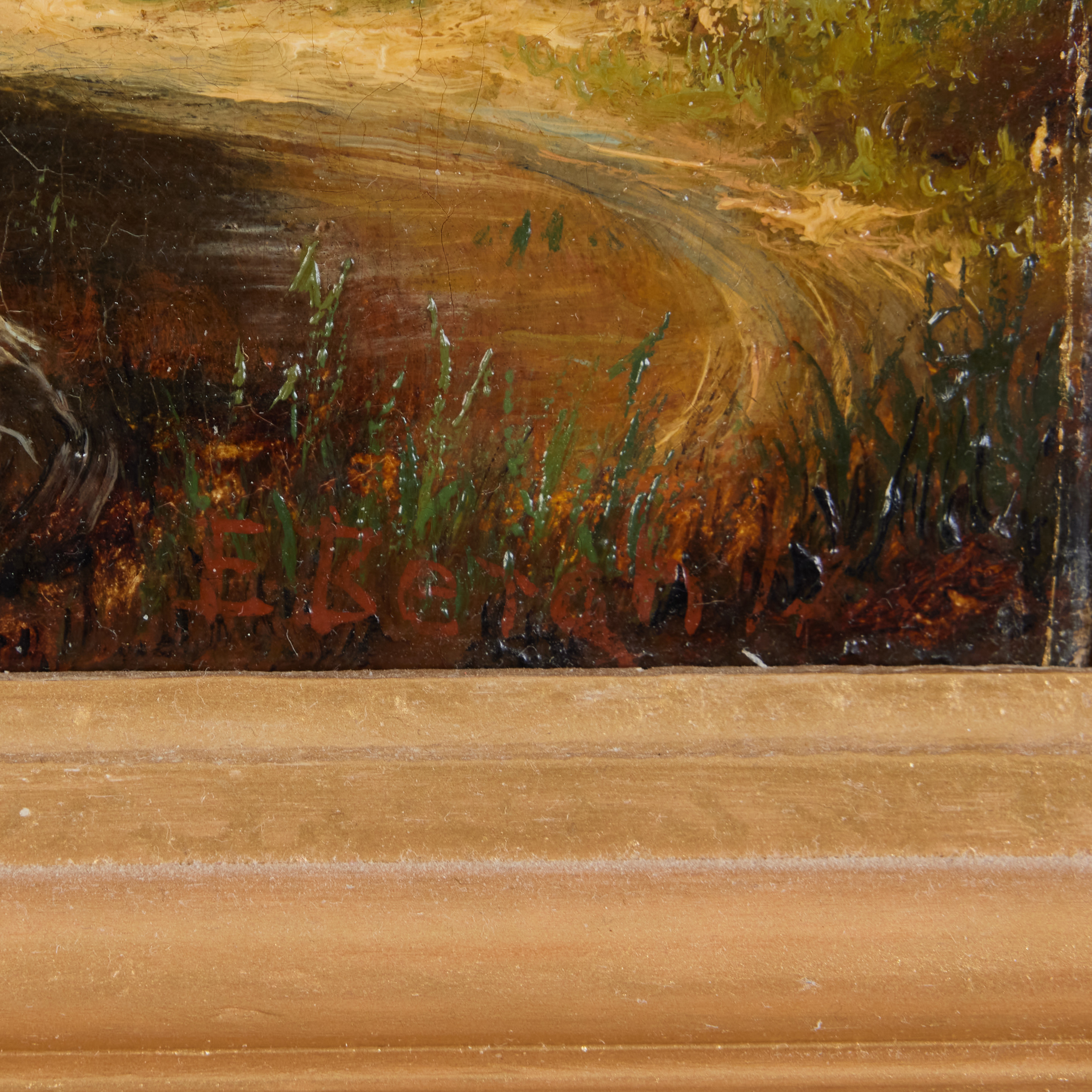 Bilder zu 2718218. EDVARD BERG (1828-1880. Waldlandschaft, Öl auf ...