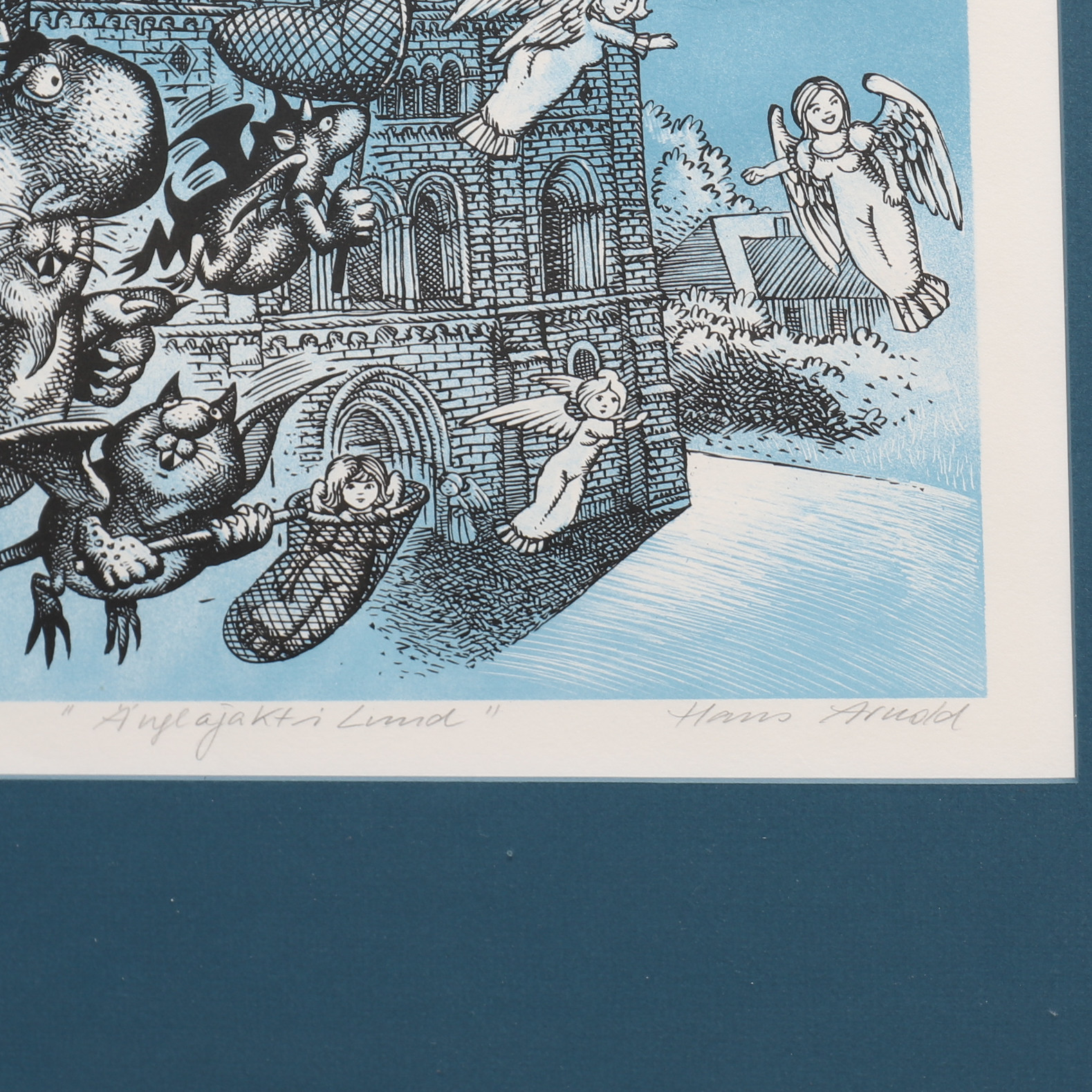 Images for 2720287. HANS ARNOLD. "ANGEL HUNT IN LUND", COLOR ...