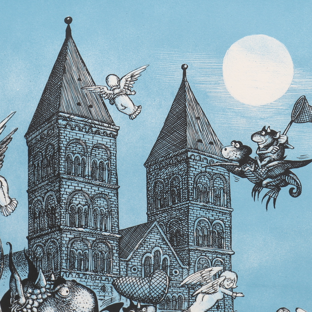 Images for 2720287. HANS ARNOLD. "ANGEL HUNT IN LUND", COLOR ...