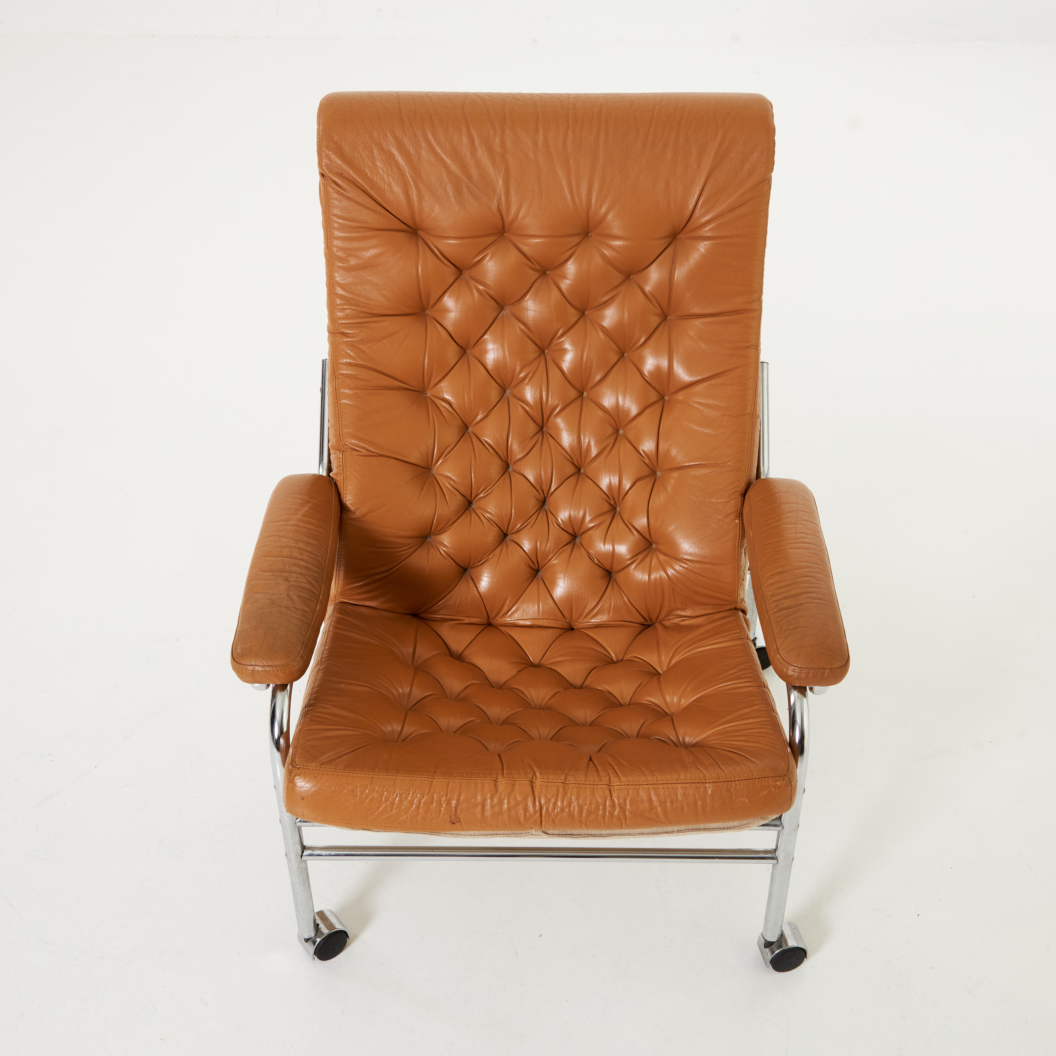 Images for 2720974. NOBORU NAKAMURA. Armchair with footstool, leather ...