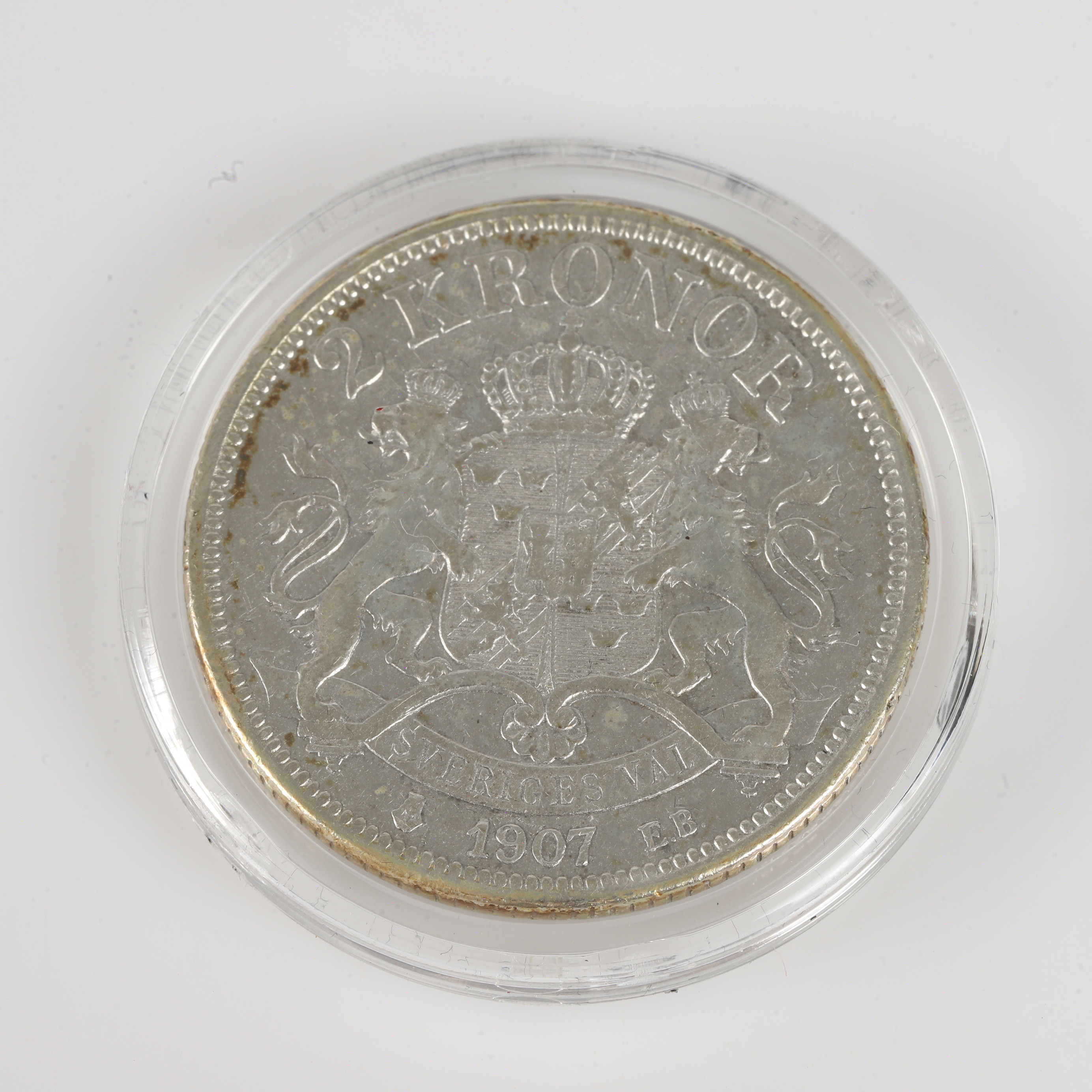 Images for 2721206. COIN, Sweden's first 2 kroner, silver, 1907 ...