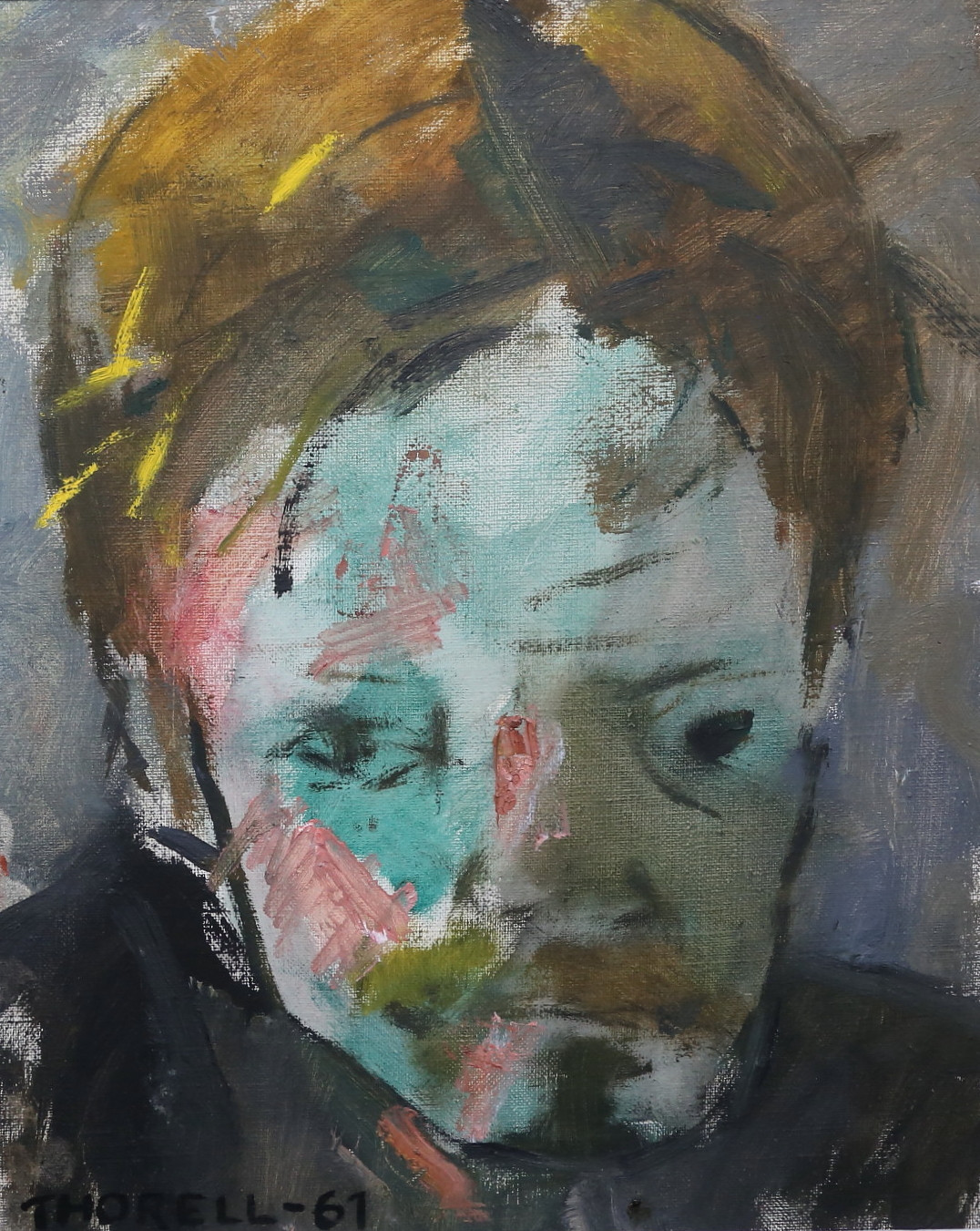 Images for 2722507. PÄR THORELL. Self portrait. Oil on canvas, signed ...
