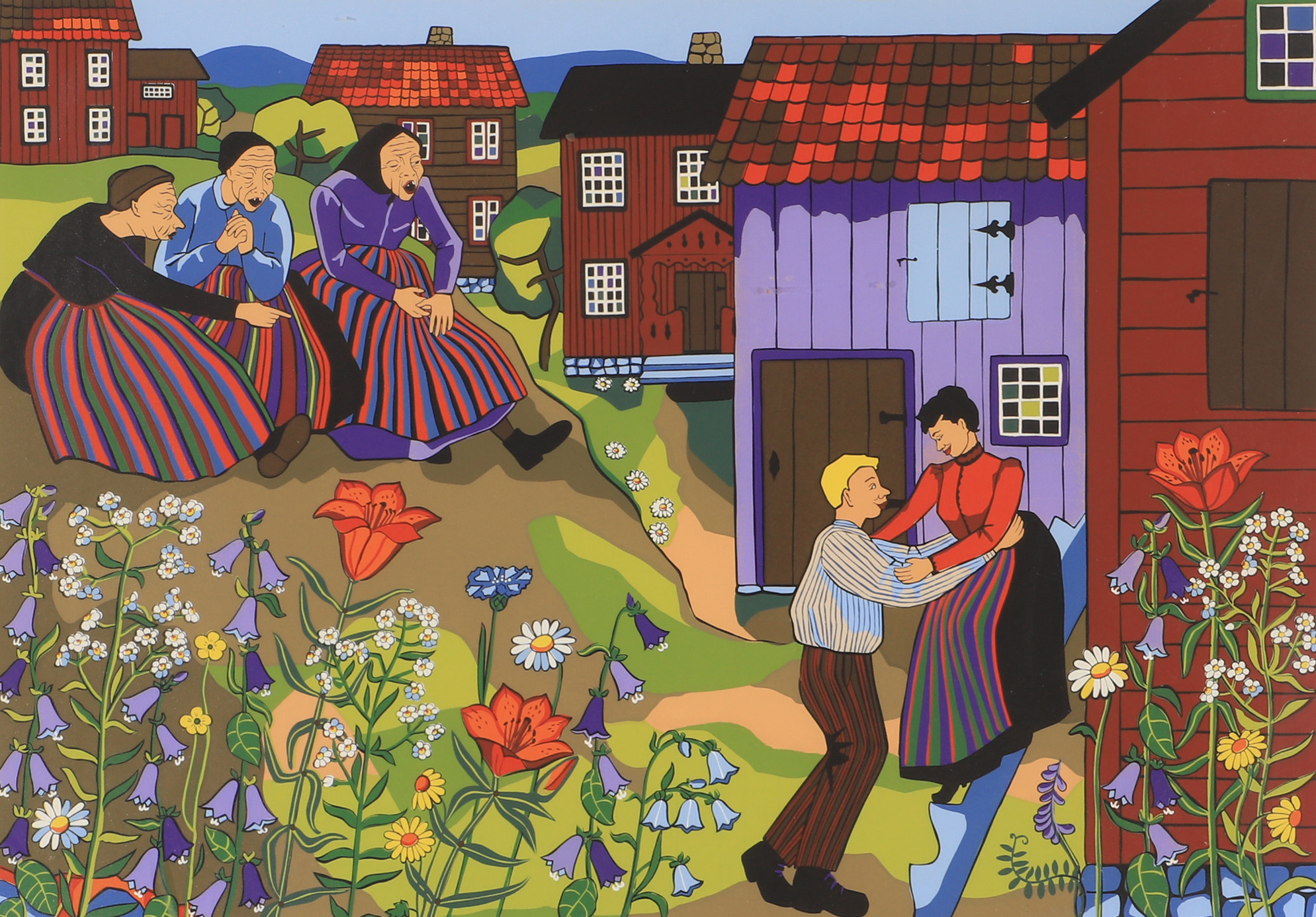Images for 2723274. STINA SUNESSON. Summer dance, color lithograph ...