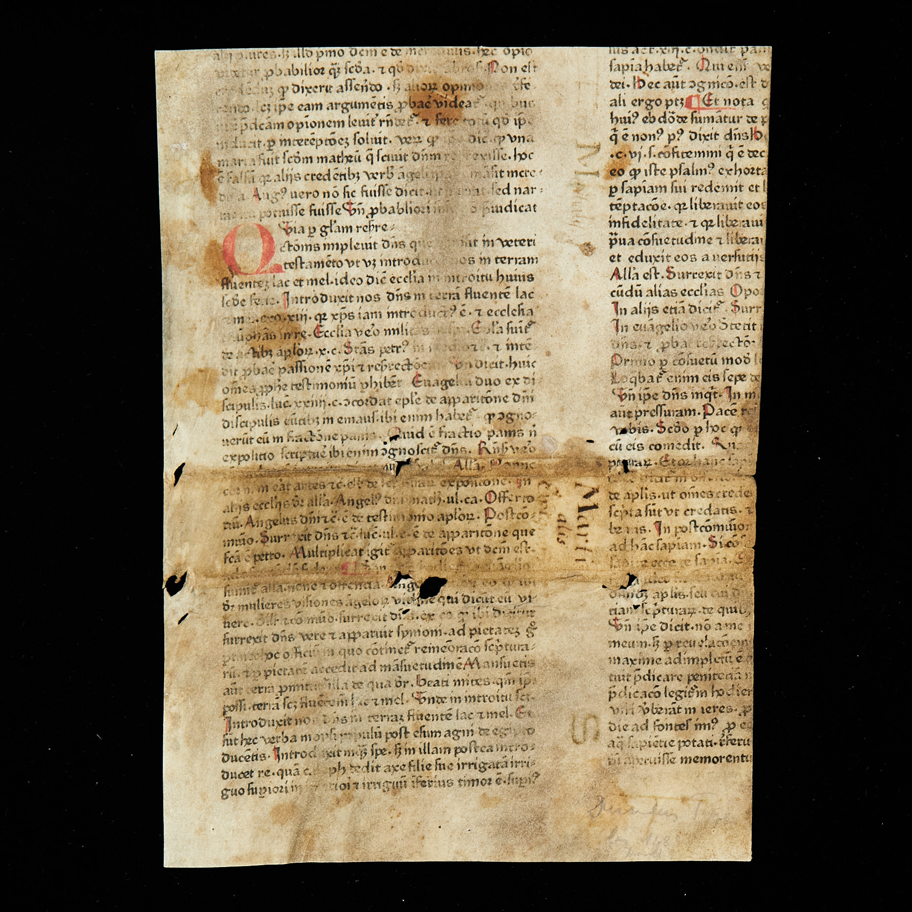 Bilder zu 2723824. INKUNABELBLATT, 1459, aus Gulielmus' „Rationale ...