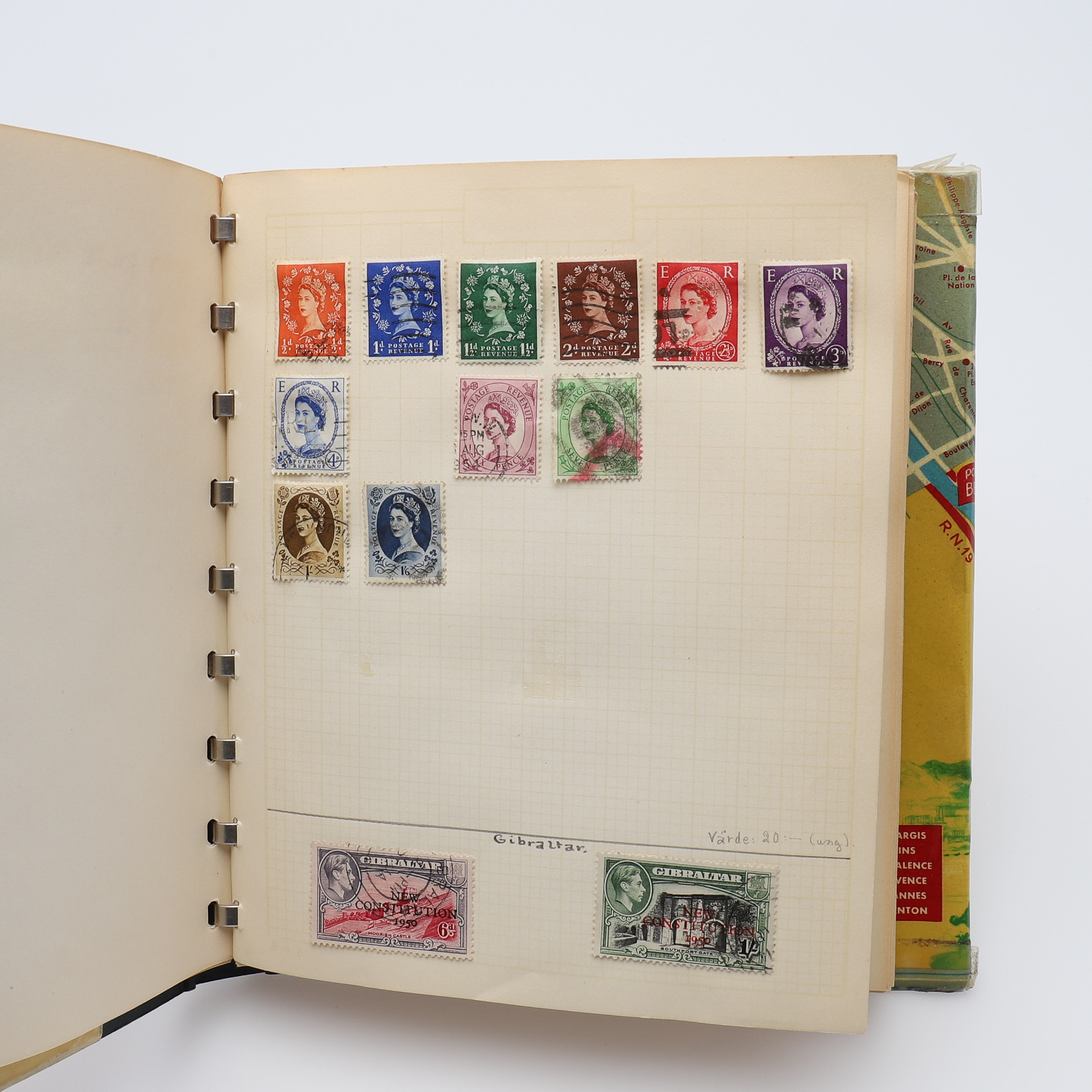 Images for 2724632. 2 STAMP ALBUMS, ONE OLDER SCHAUBEK AND ONE ...