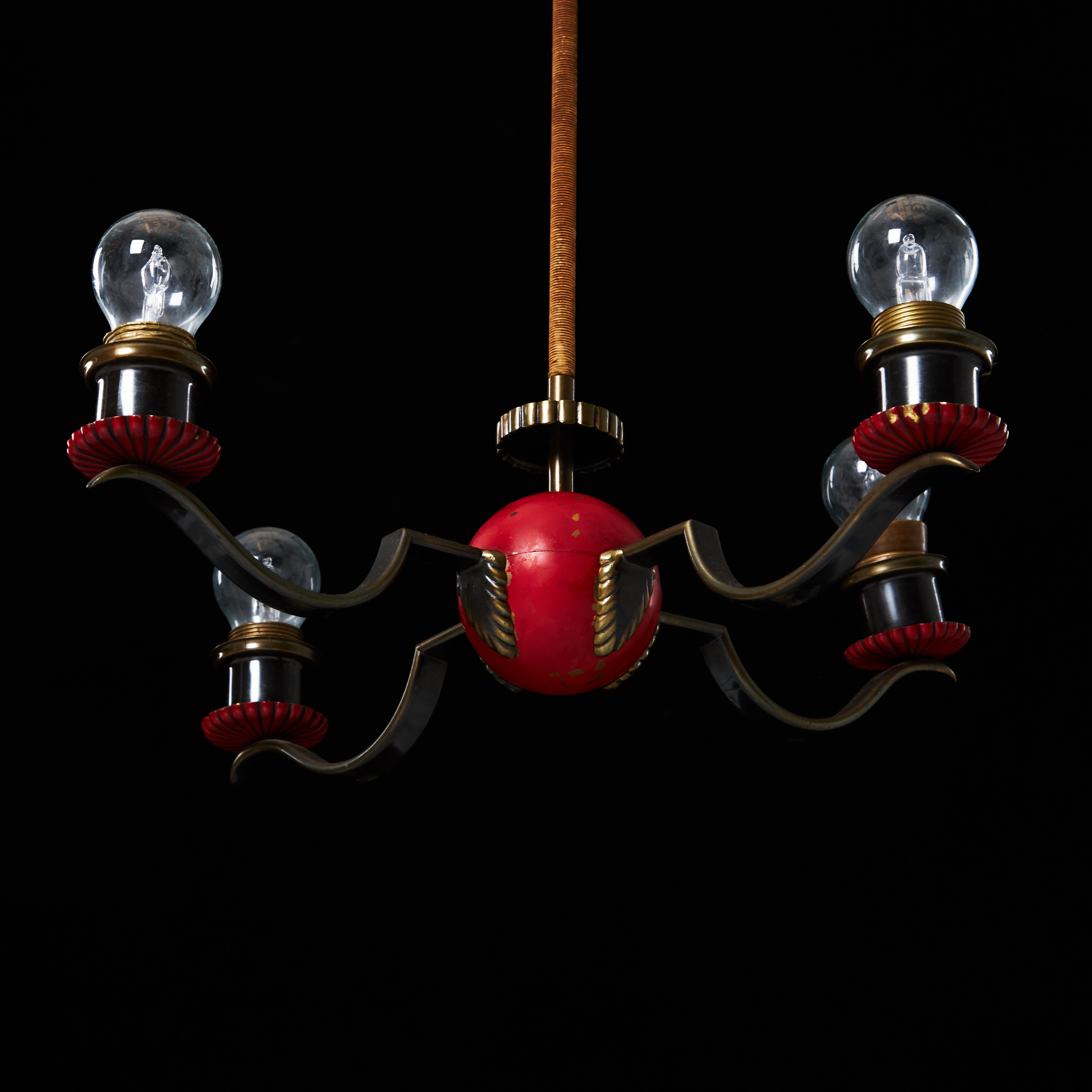 Images for 2726850. ROOF CROWN, 1930s, Art Deco, bronzed metal, red ...