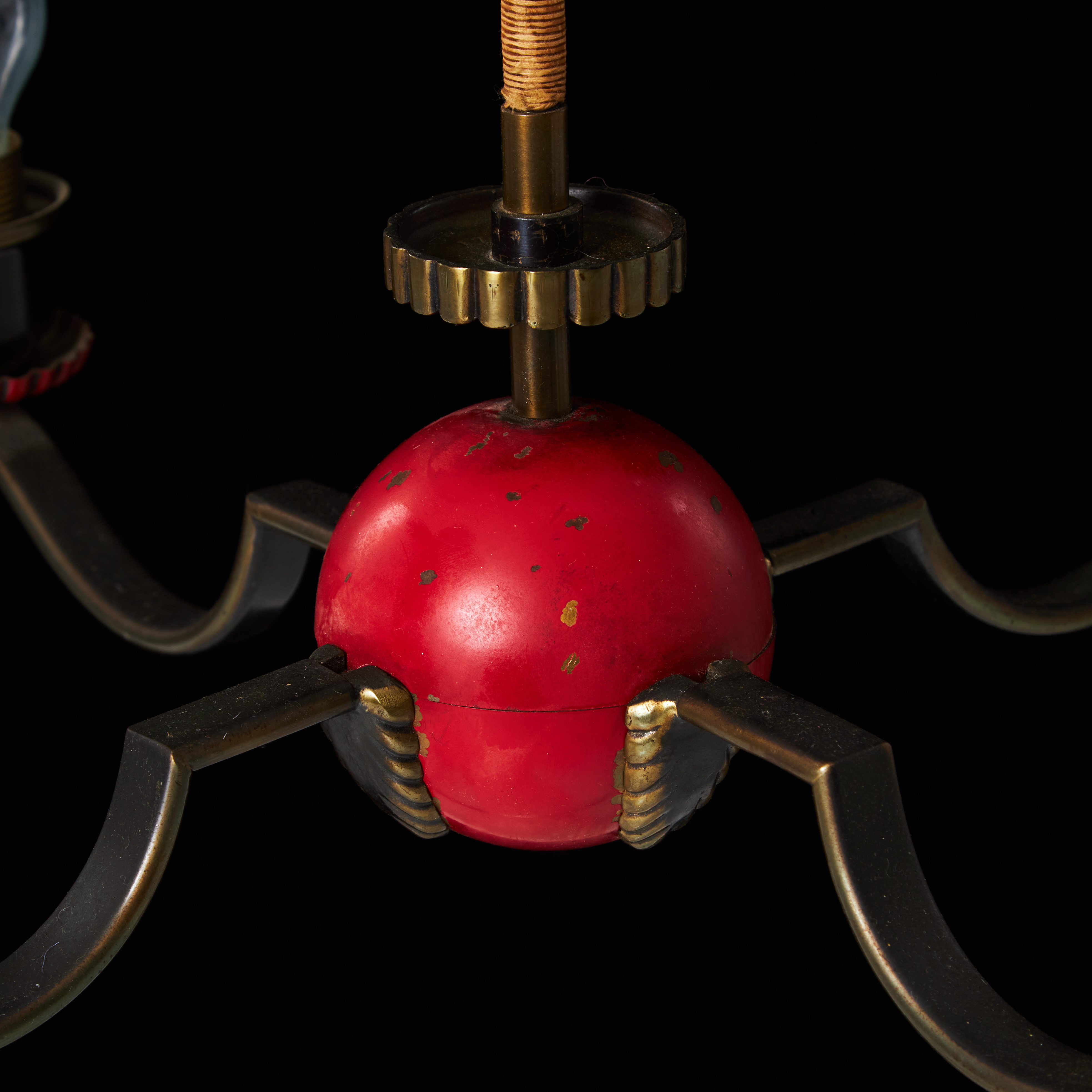 Images for 2726850. ROOF CROWN, 1930s, Art Deco, bronzed metal, red ...