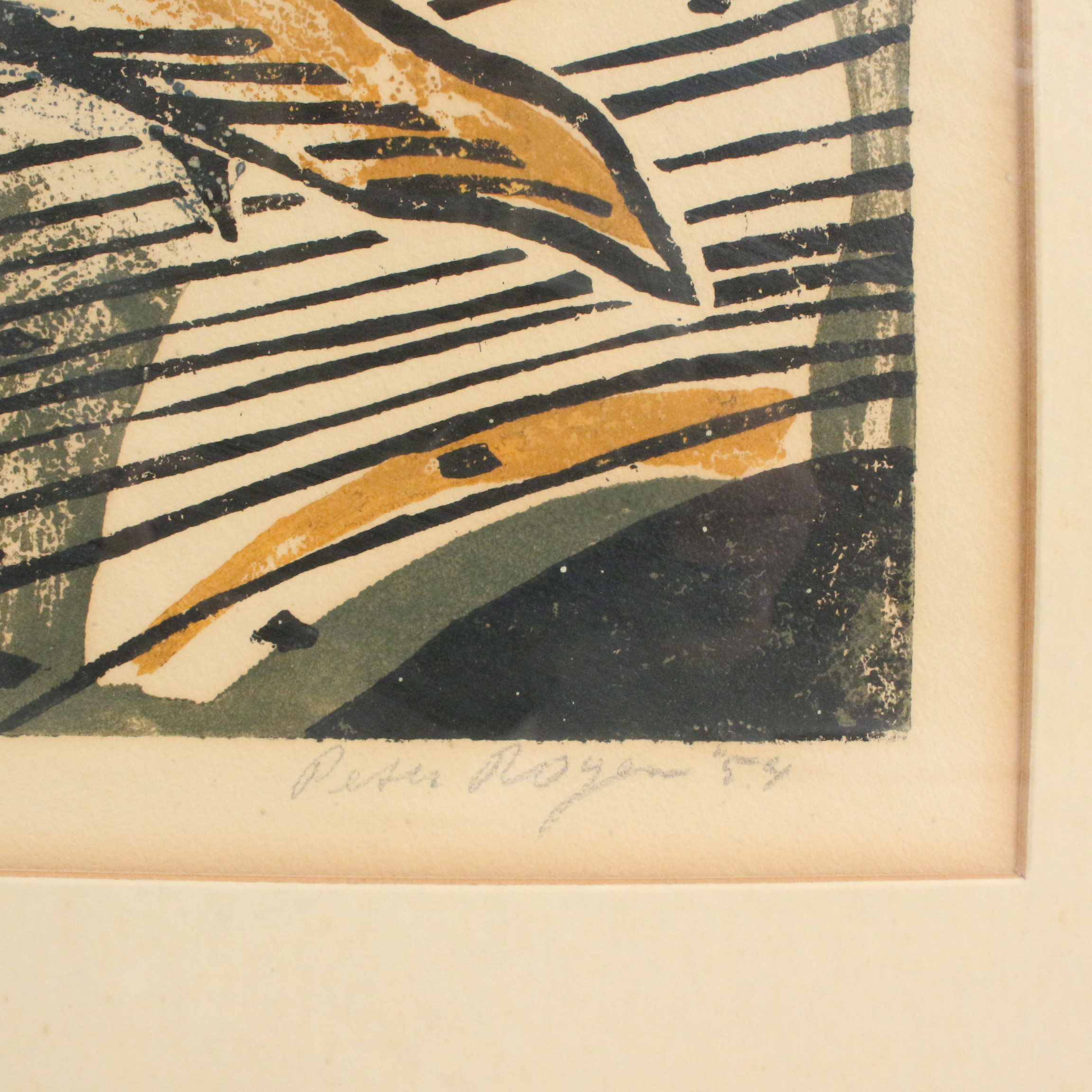 Images for 2727631. PETER ROYEN. 'Migratory Birds', 1954, color woodcut ...