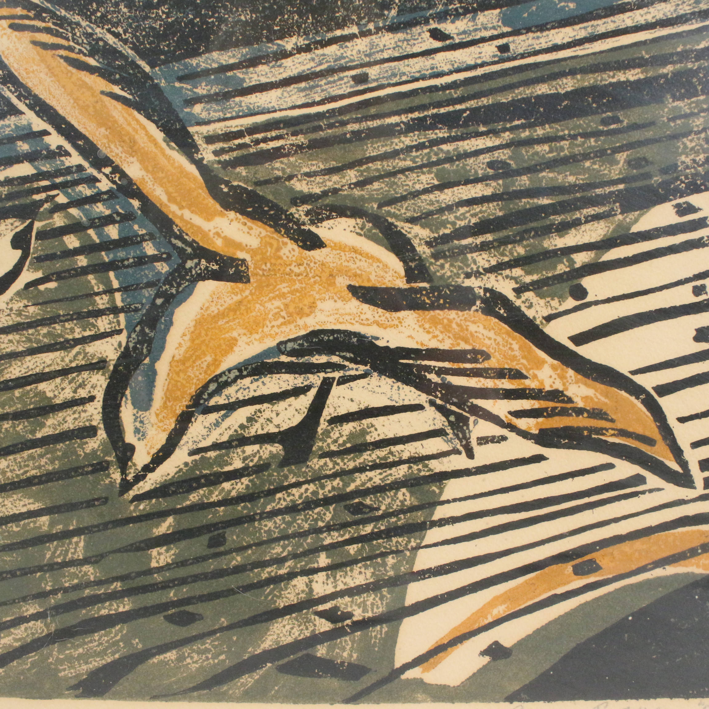 Images for 2727631. PETER ROYEN. 'Migratory Birds', 1954, color woodcut ...
