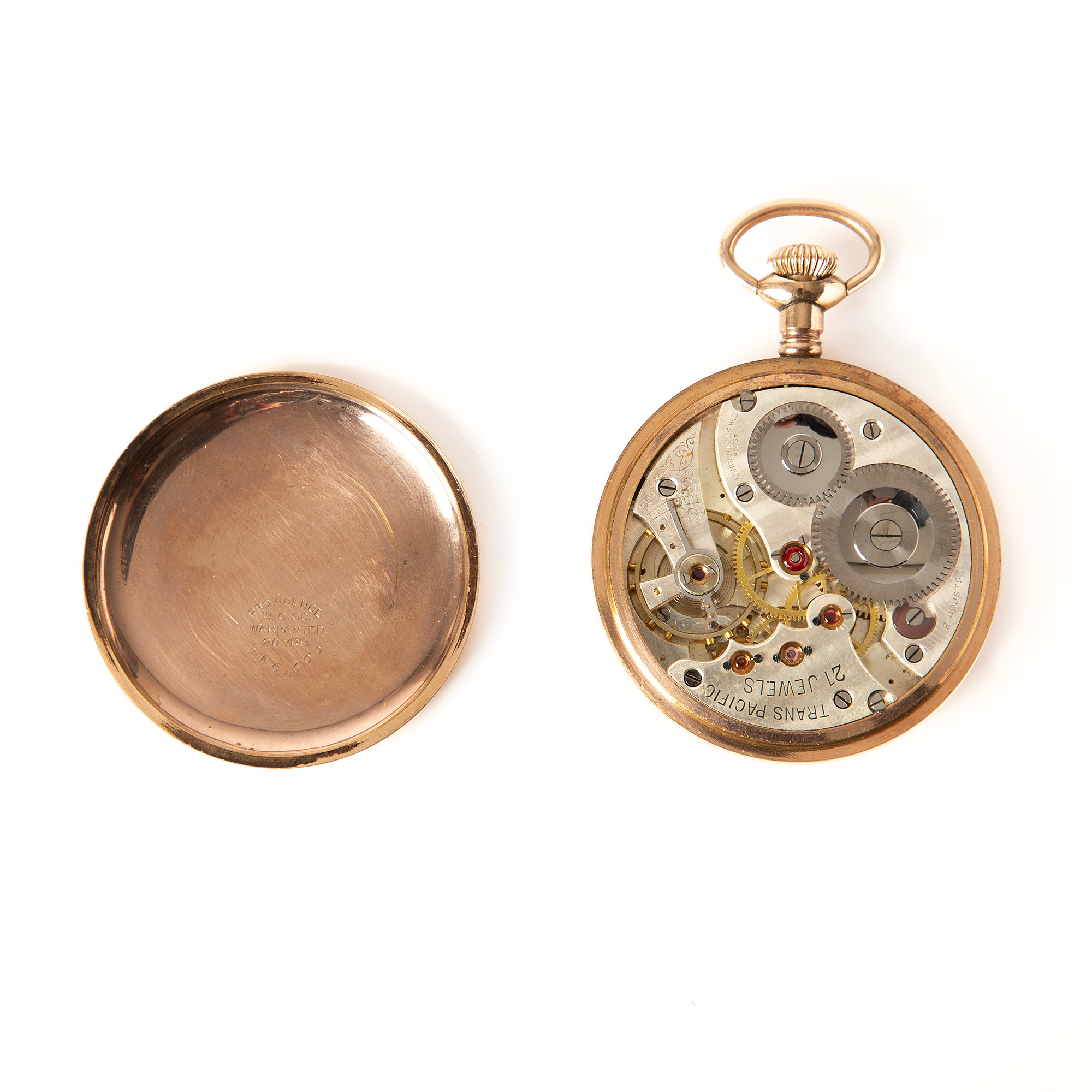 Images for 2727747. POCKET WATCH. Two pieces, Election and Trans ...