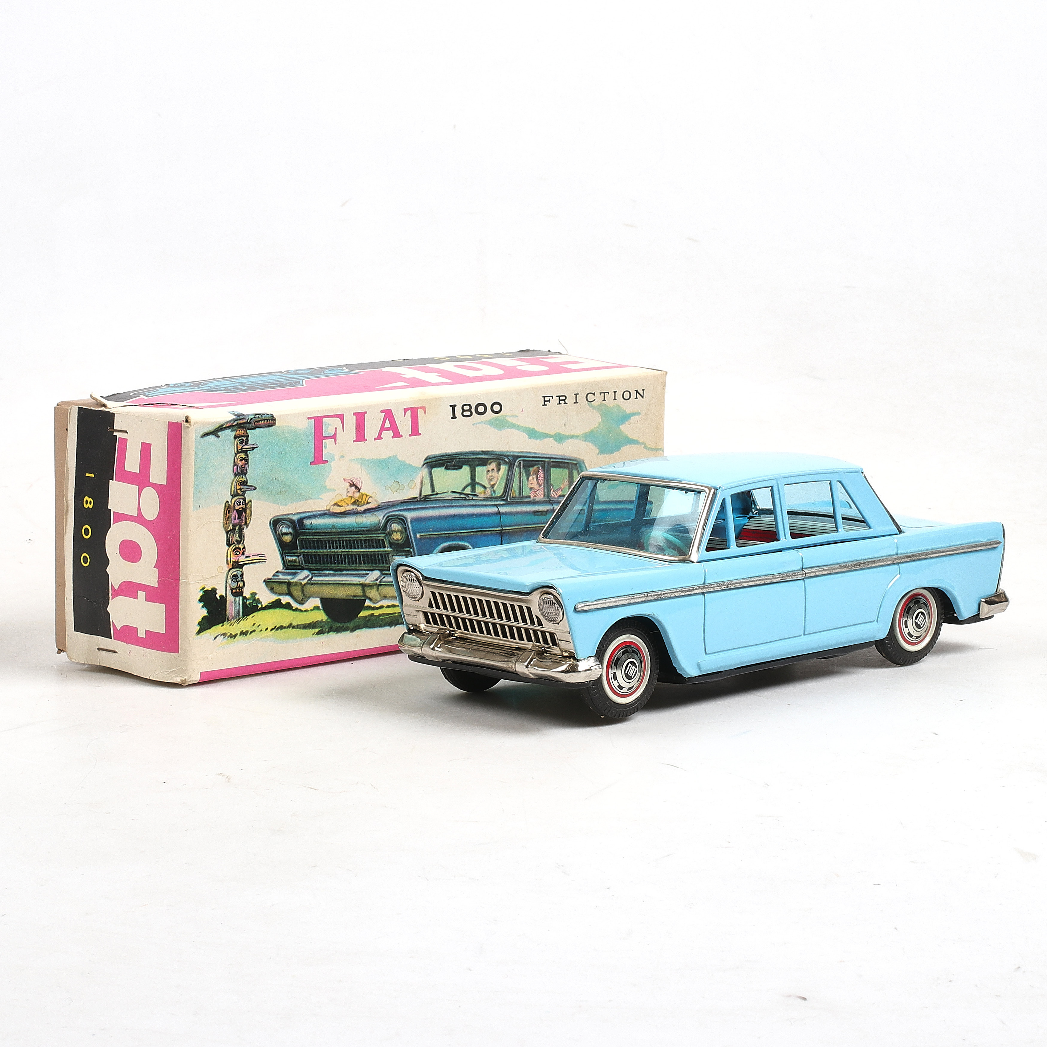 Images for 2728344. TIN CAR, "Fiat 1800", Daiya Toys, Japan. - Auctionet