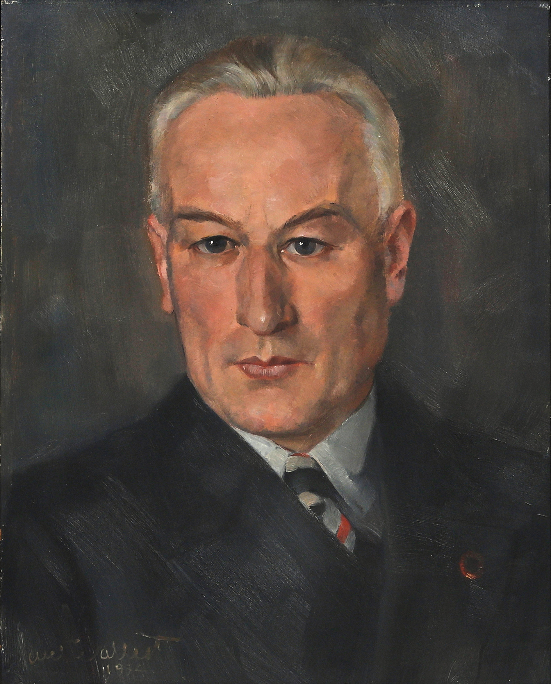 Images for 2728663. AXEL WALLERT (1890-1962). Portrait of a man, oil on ...