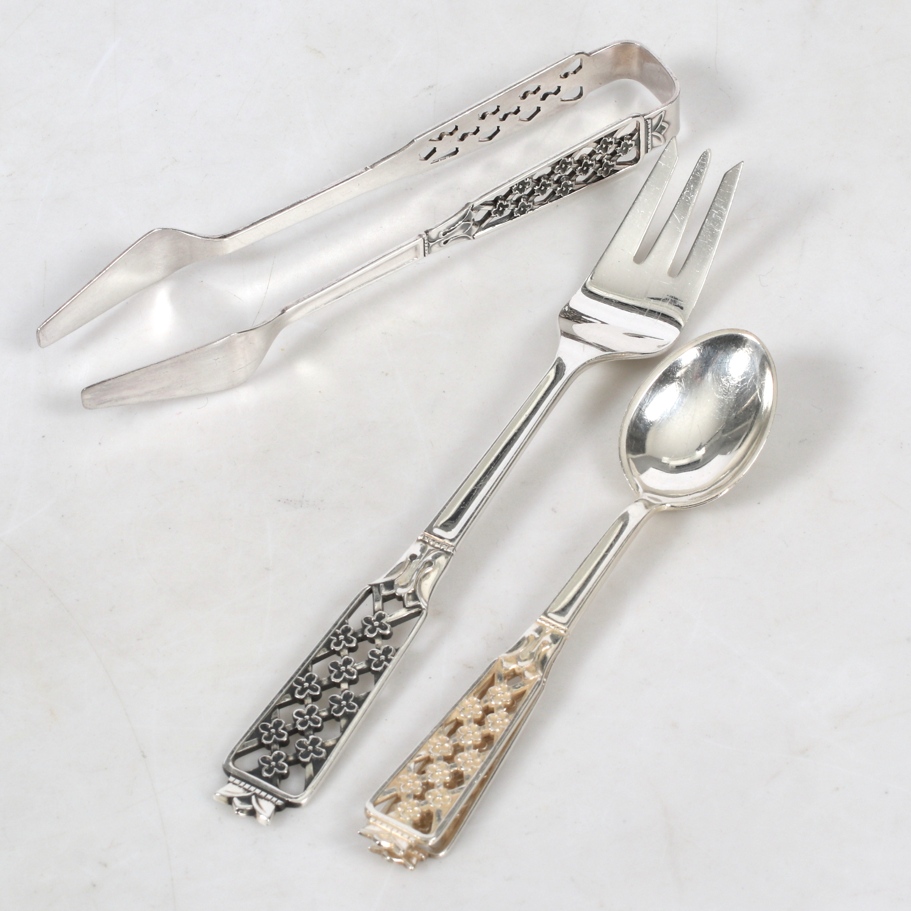 Images for 2729935. DESSERT FORKS and COFFEE SPOONS, 24, silver ...