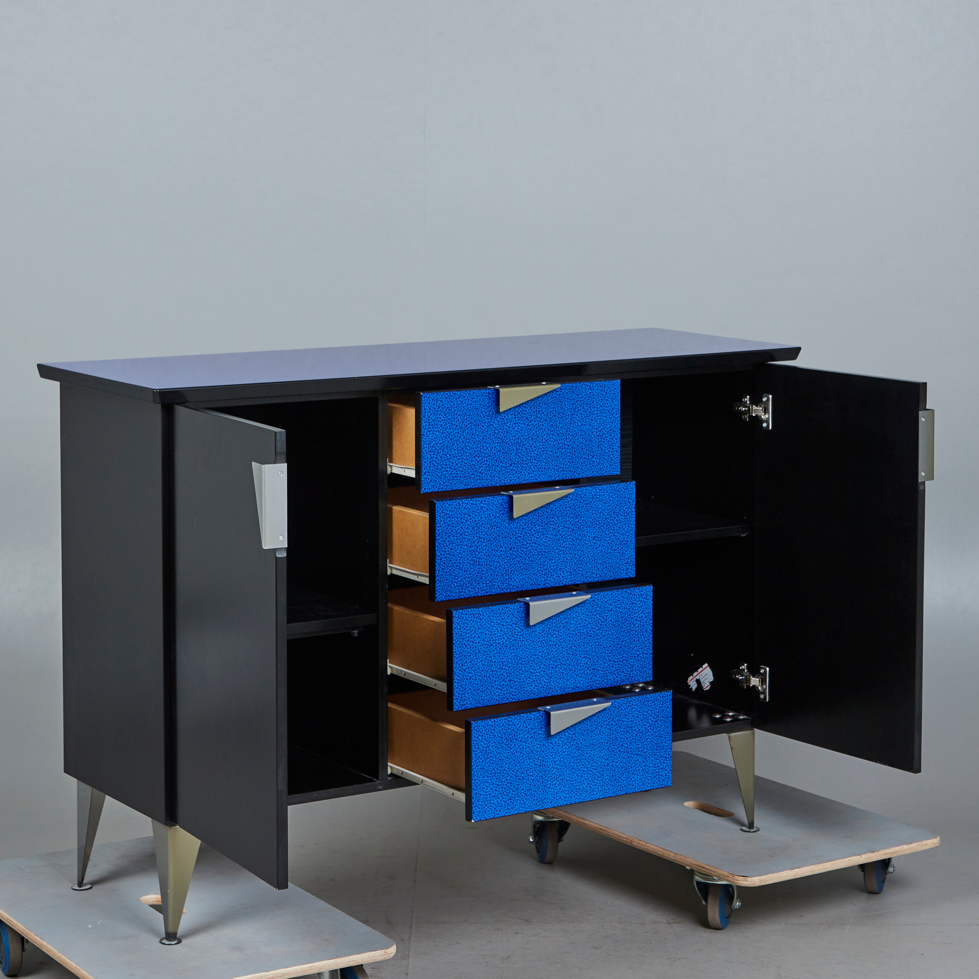 Images for 2732464. Memphis Milano style chest of drawers/cabinet, wood ...