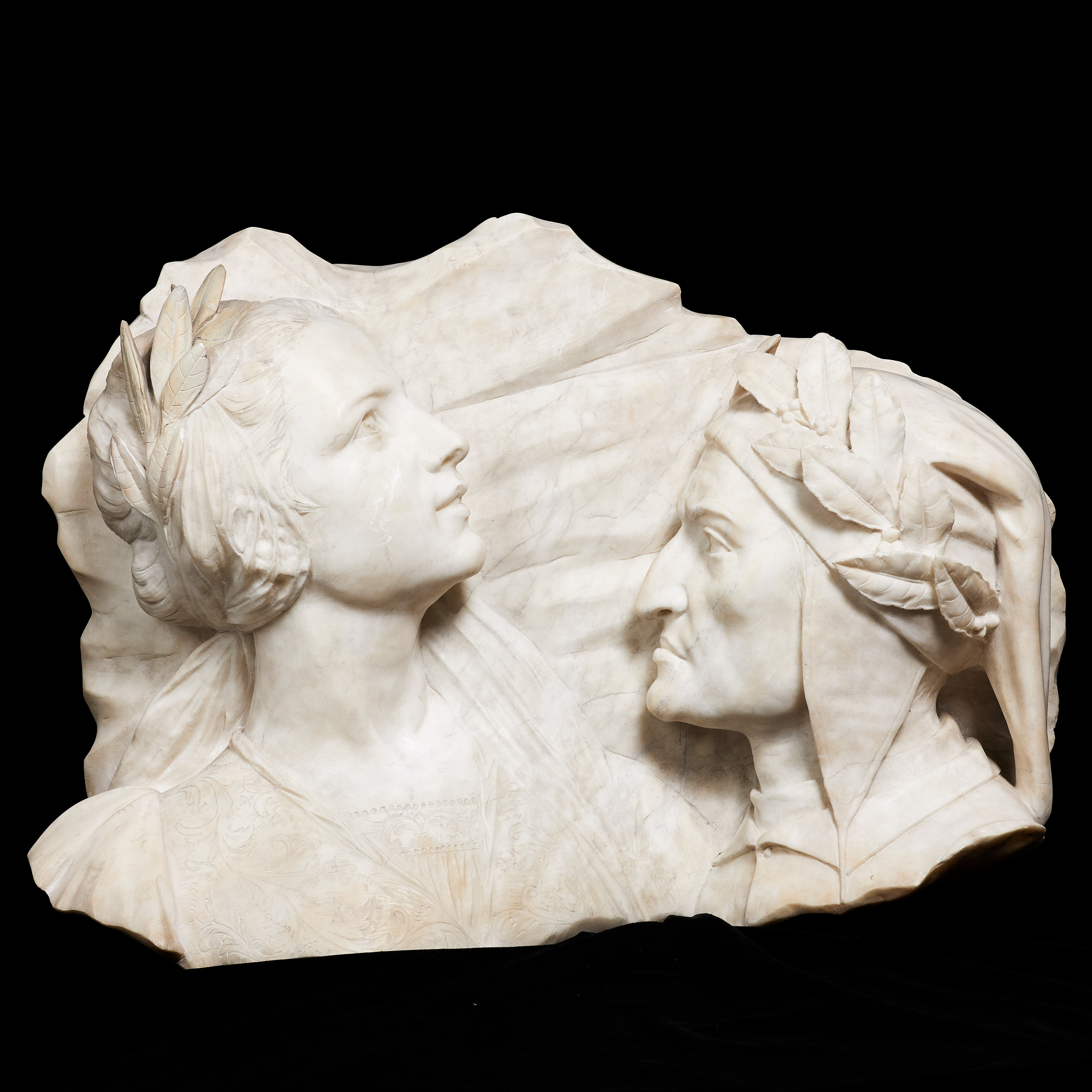 Images for 2734628. SCULPTURE depicting Dante and Beatrice, Italy ...