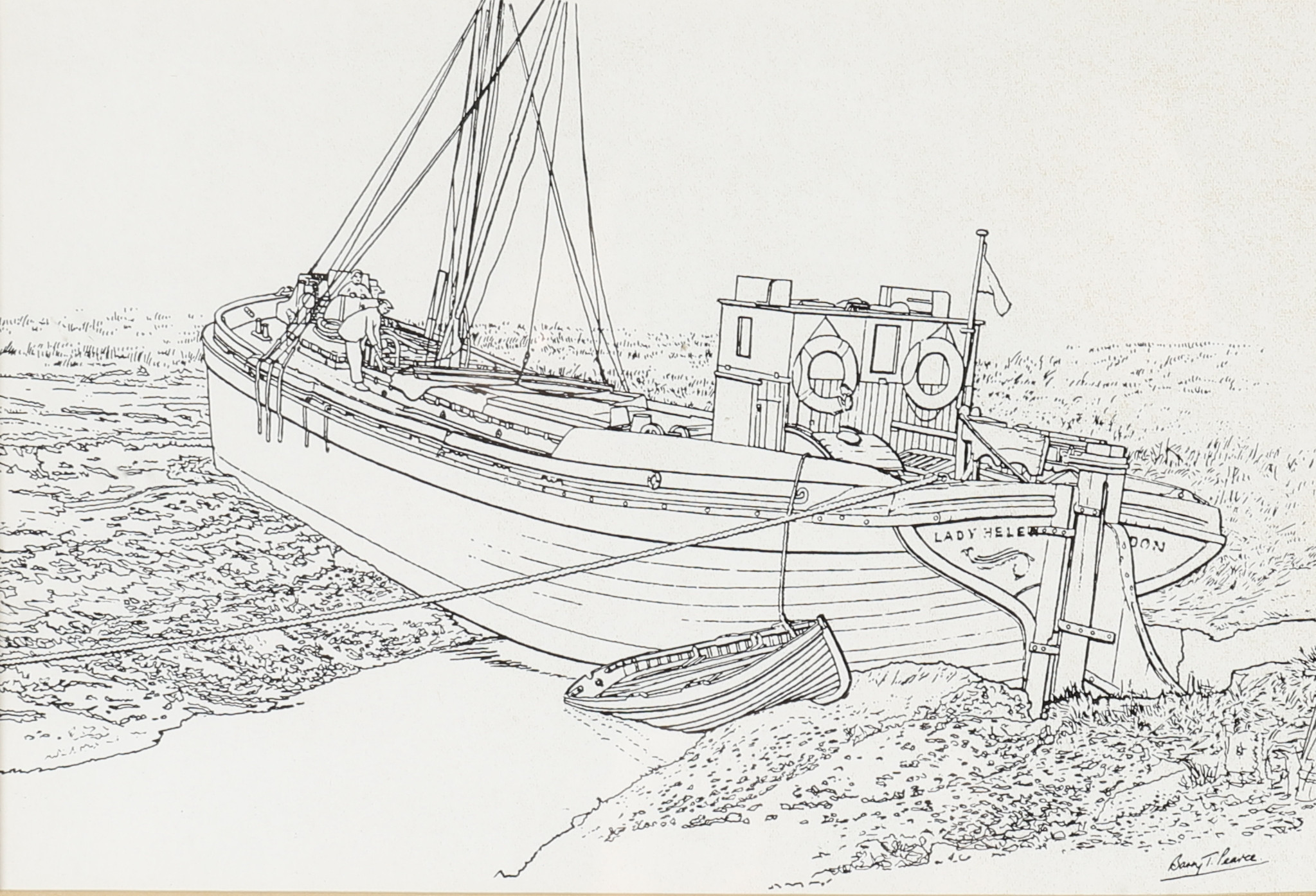 Bilder zu 2736708. ROGER ARTHUR FINCH (BRITISH 1924-1989). THEMSE KÄHNE ...