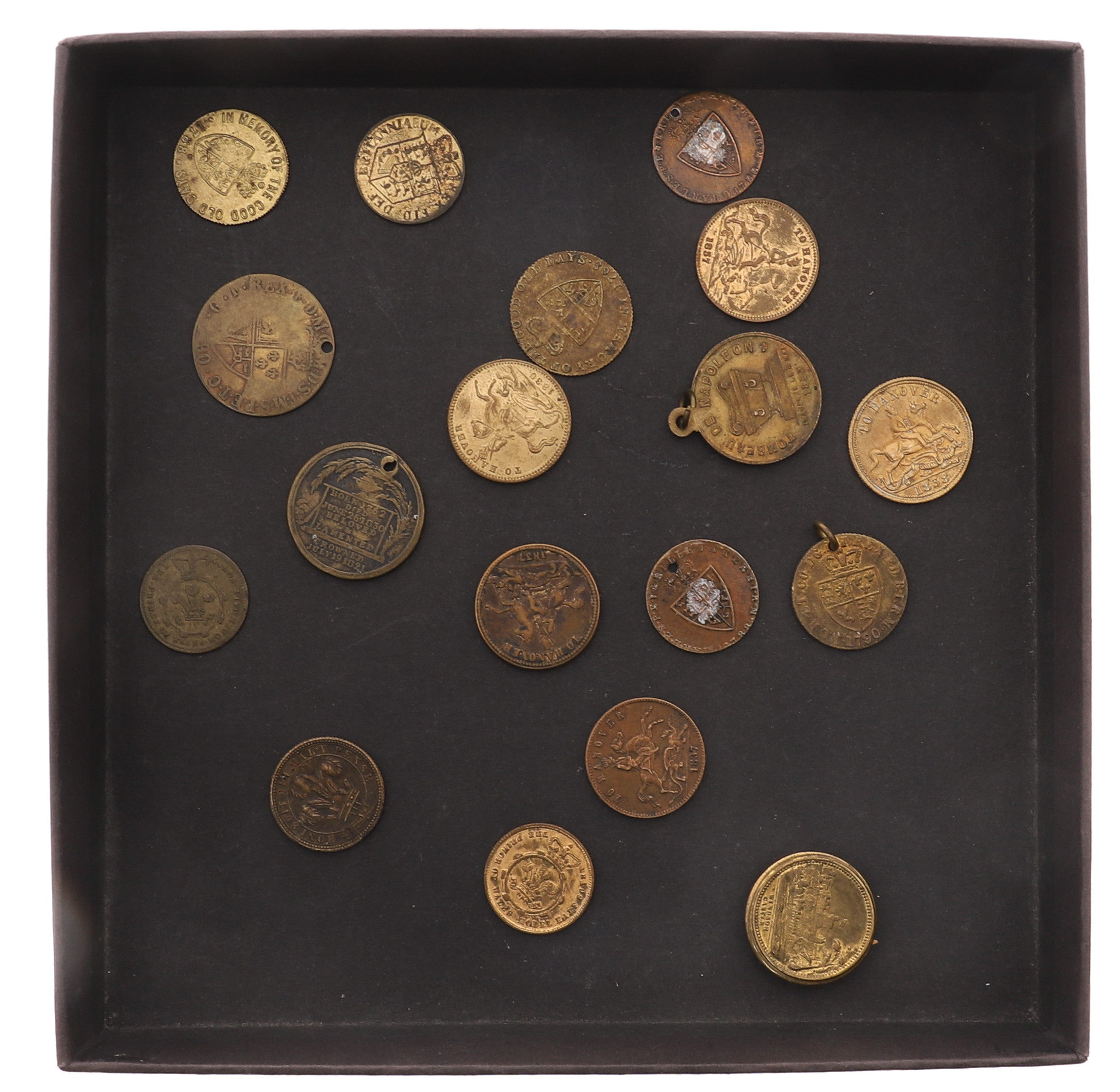 Images for 2736895. A COLLECTION OF FIVE VICTORIAN GILT METAL ...