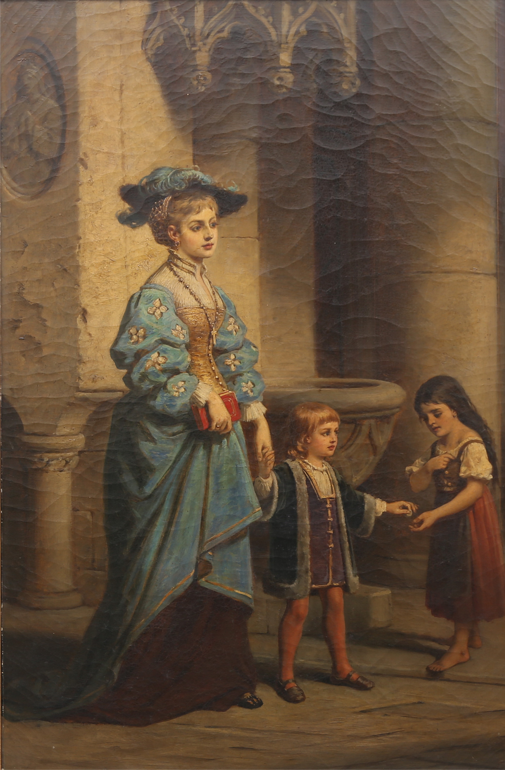 Images for 2737981. ANTON EBERT. Charity scene. - Auctionet