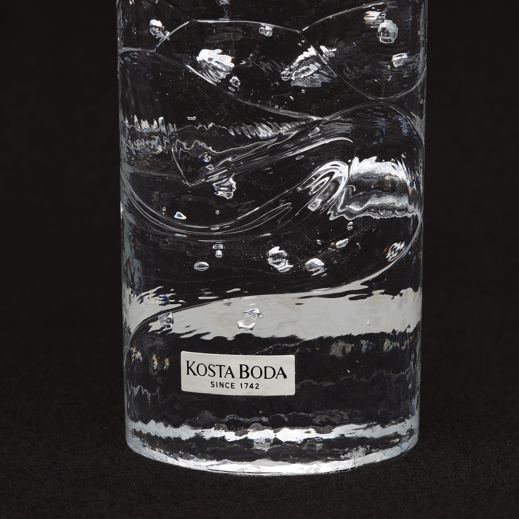 Images for 2738605. KJELL ENGMAN. glass candlesticks, a pair, height 30 ...