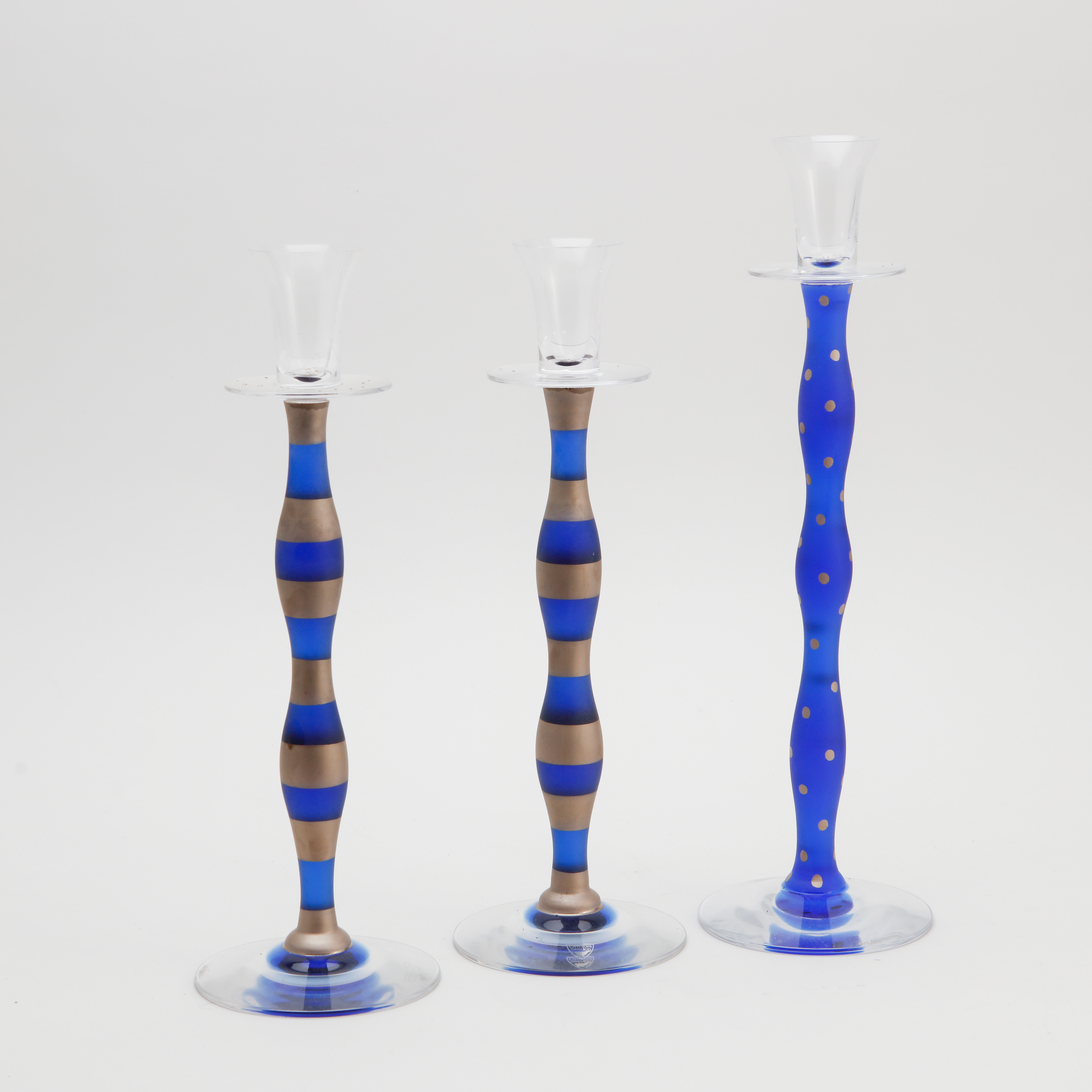 Images for 2743034. ANNE NILSSON. Candlesticks, three pieces, "Celeste ...
