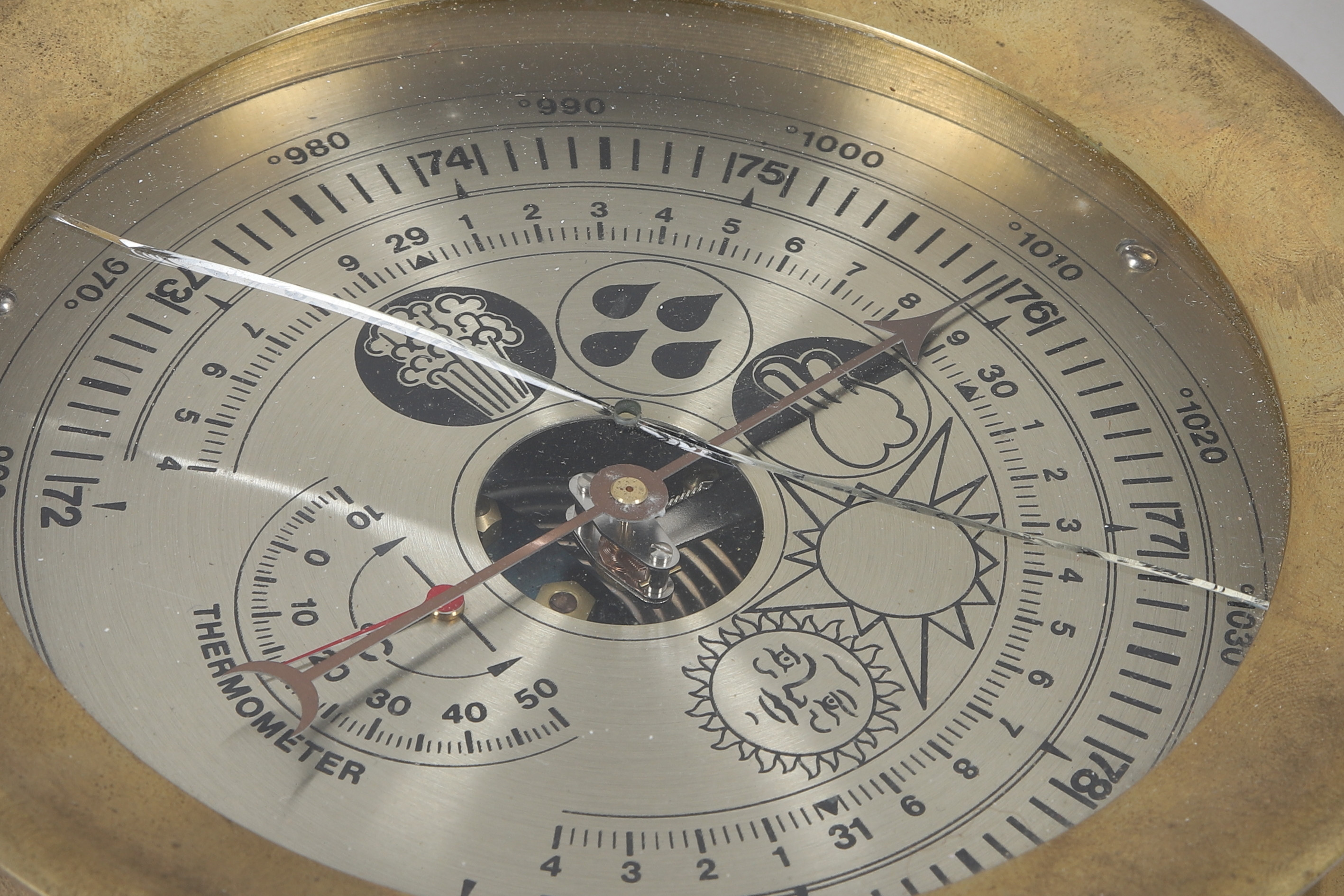 Bilder för 2745043. SKEPPSKLOCKA & BAROMETER, mässing, bl.a. Lord ...