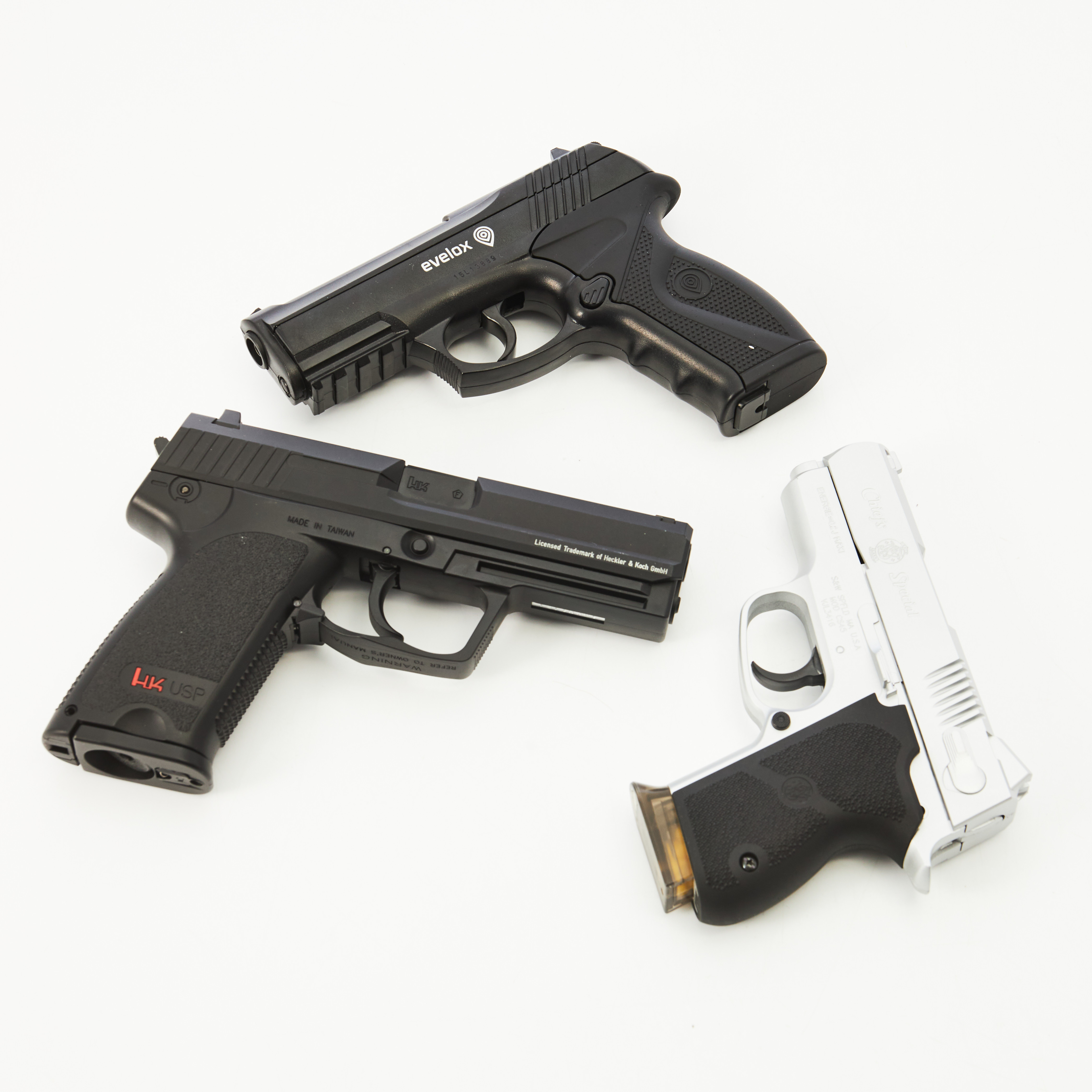 Images for 2745276. AIR GUNS, 3 pcs, Umarex Heckler & Koch USP carbon ...