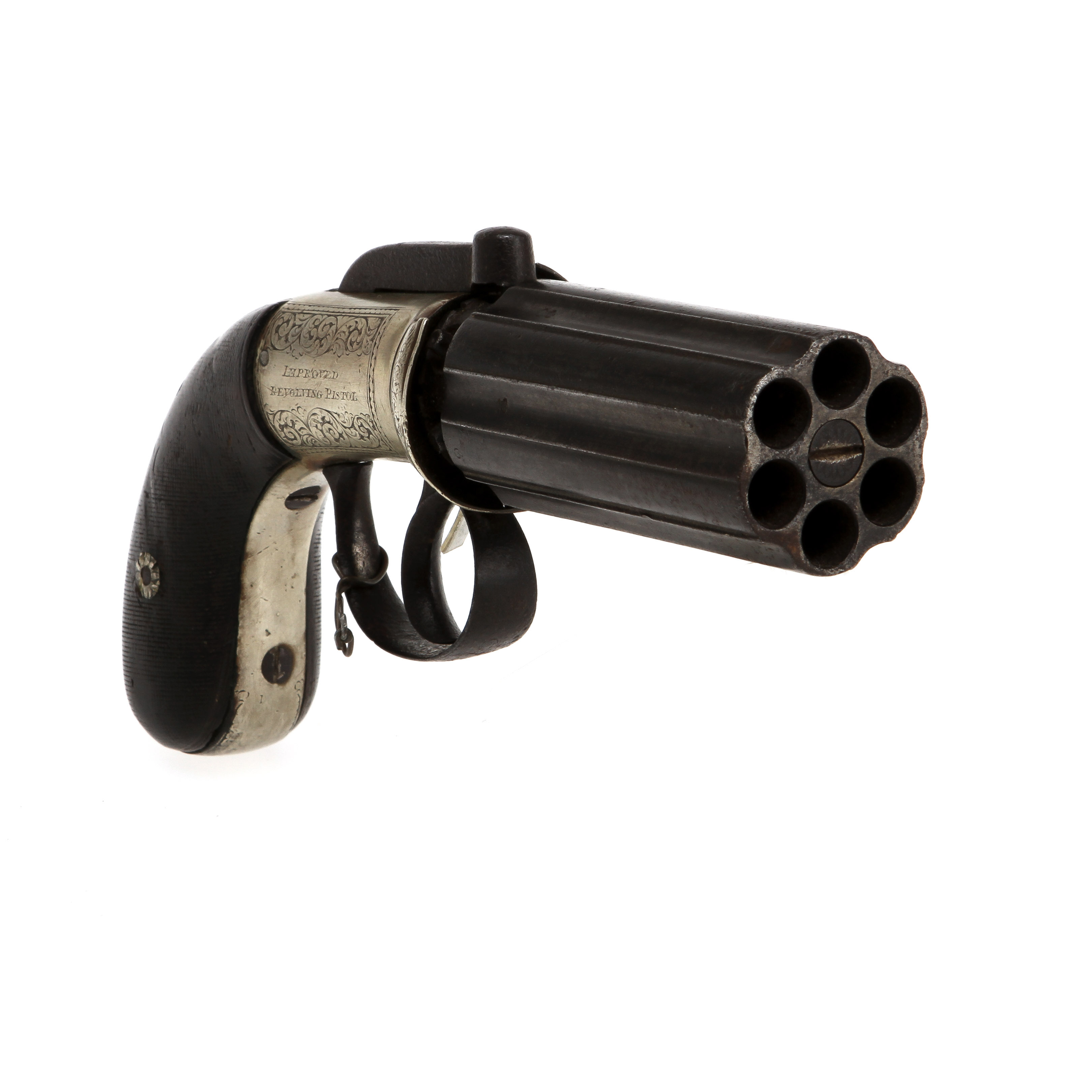 Images for 275418. PISTOL, "Pepperbox", England. - Auctionet