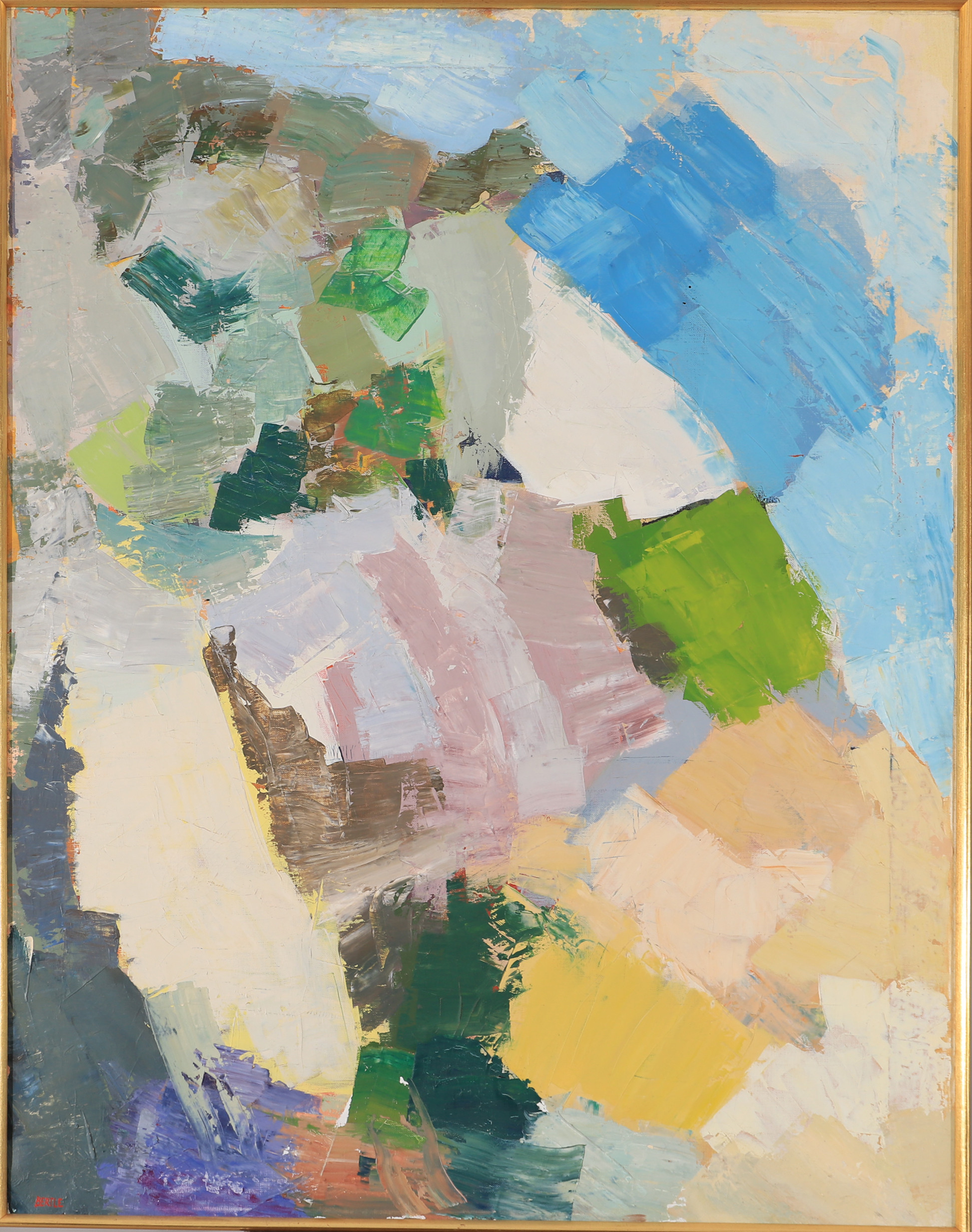 Images for 2754412. LARS BERTLE. "Summer coast", oil on canvas, signed ...