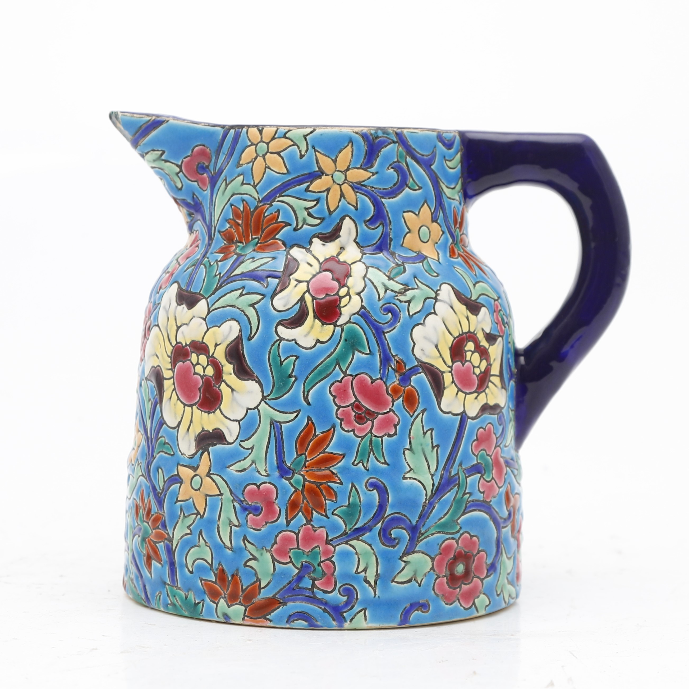 Images for 2756440. French Longwy earthenware jug, early decades of the ...