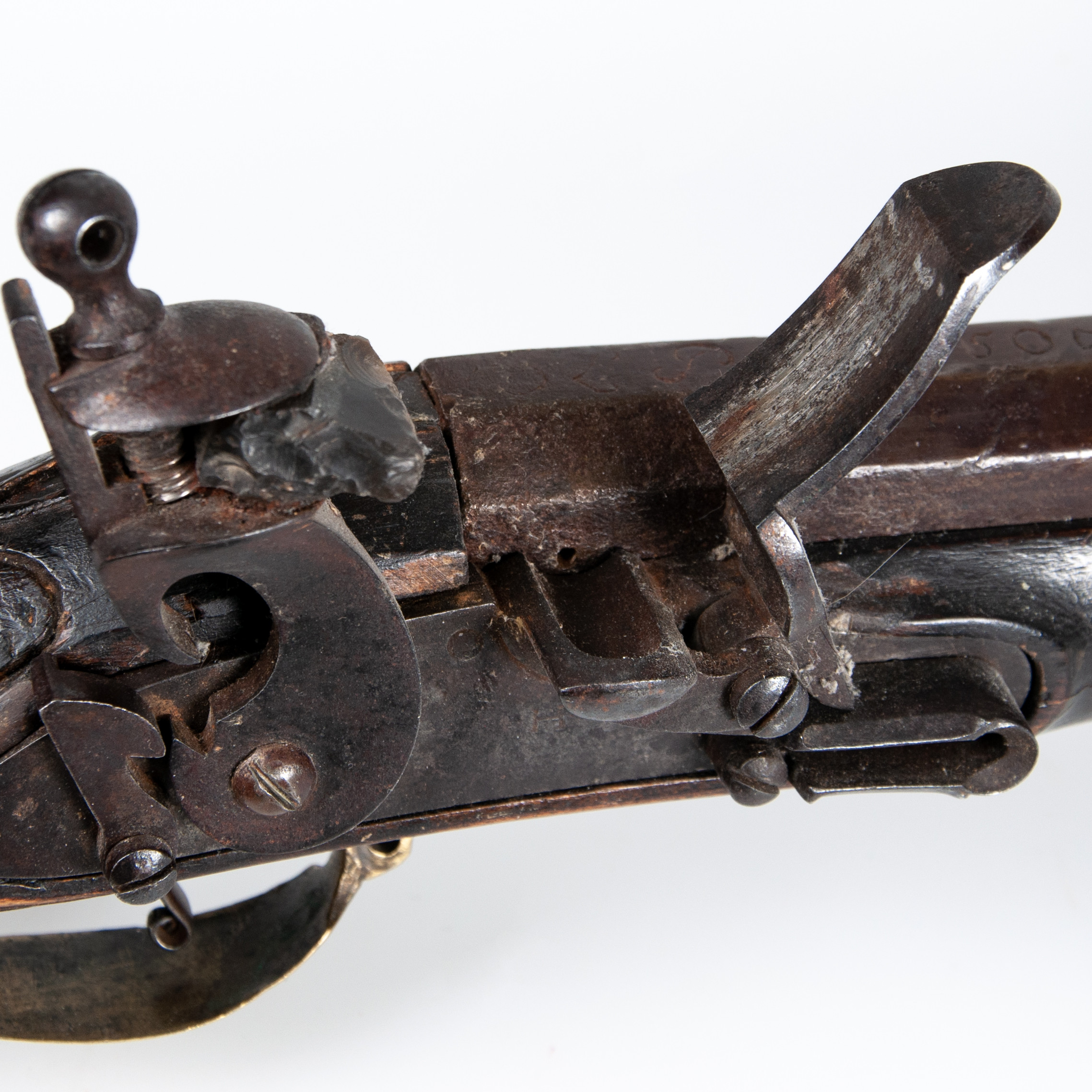 Images for 2757534. FLINT LOCK RIFLE 18th century, piston cap and ...