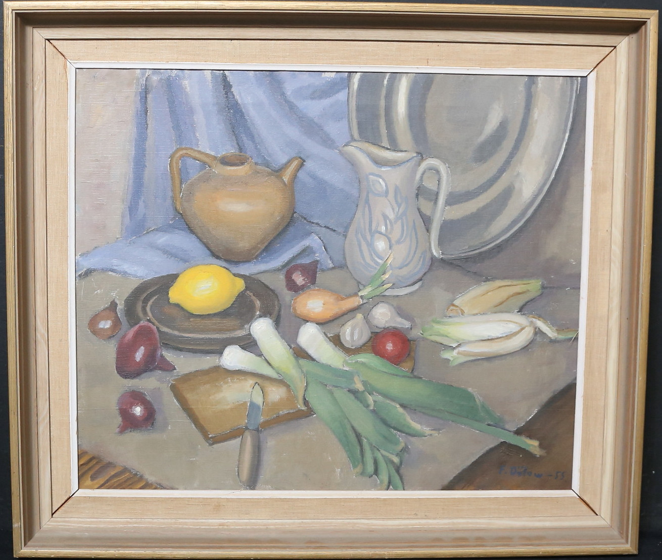 Images for 2760489. FOLKE BULOW. Still life. Oil on canvas, signed F ...